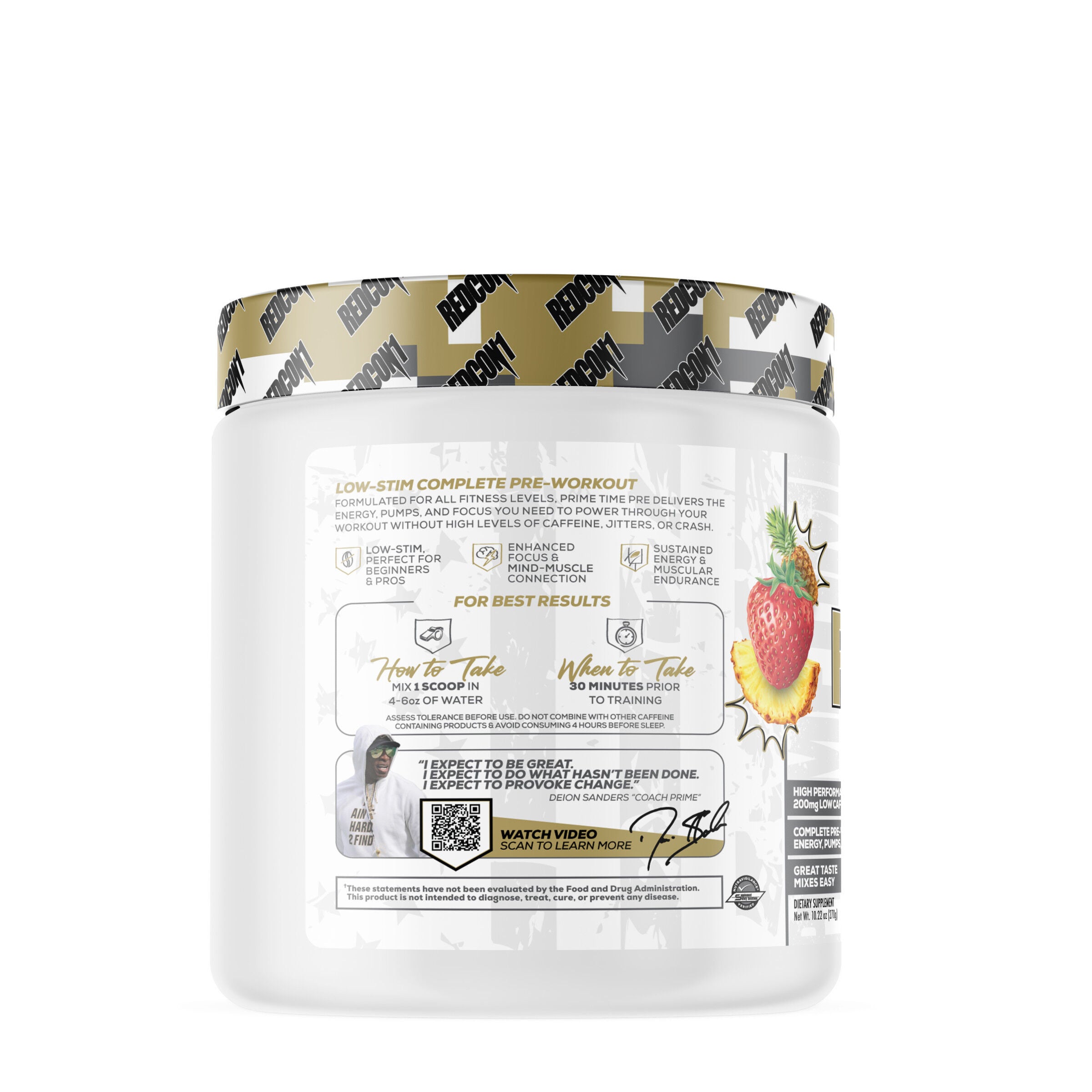 REDCON1 - Prime Time Pre-Workout - Prime Time Punch (20 Servings) | GNC