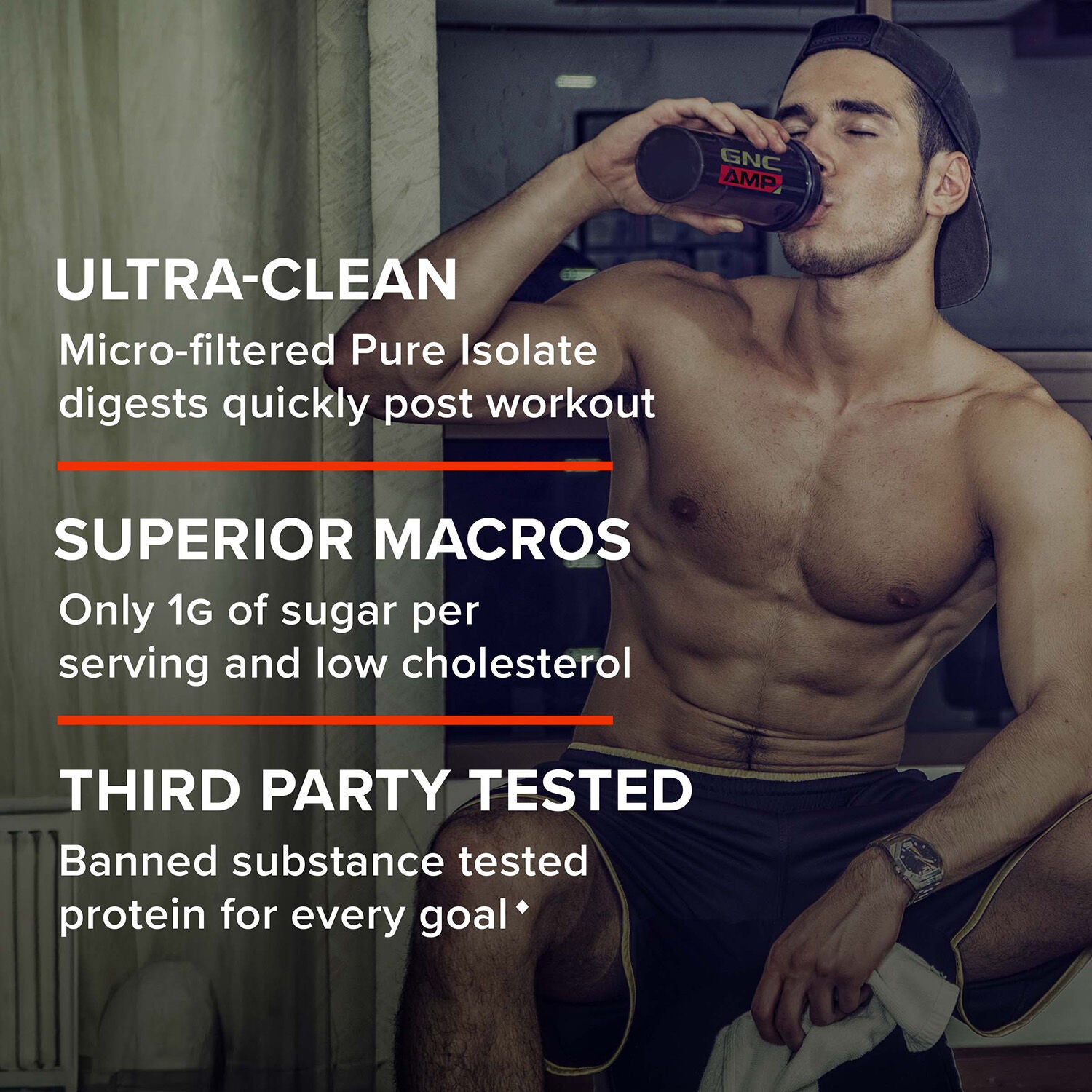 GNC AMP Pure Whey Isolate Protein Powder | GNC