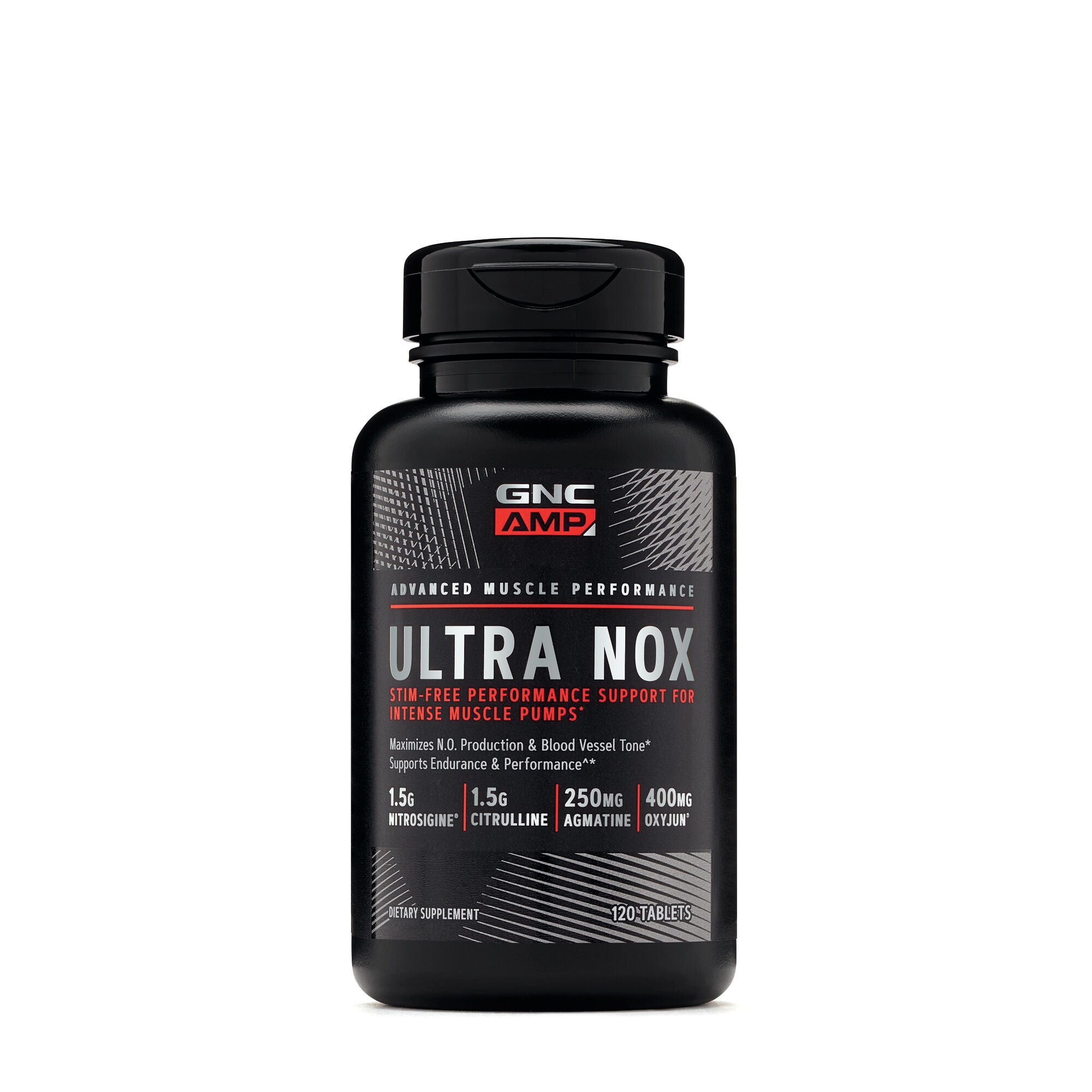GNC AMP Ultra Nox Bottle Front
