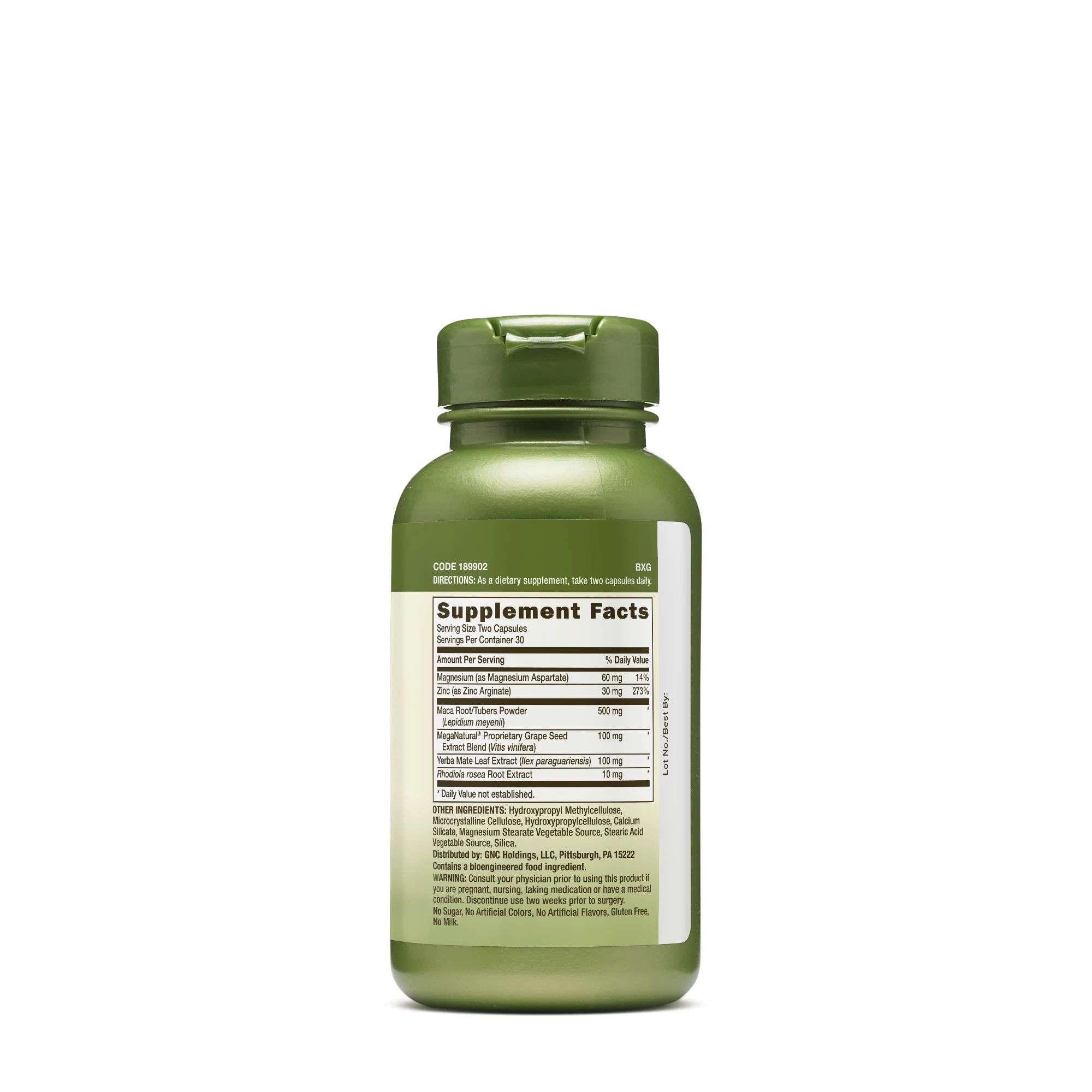 GNC Herbal Plus® - Maca Complex - 60 Capsules (30 Servings) | GNC