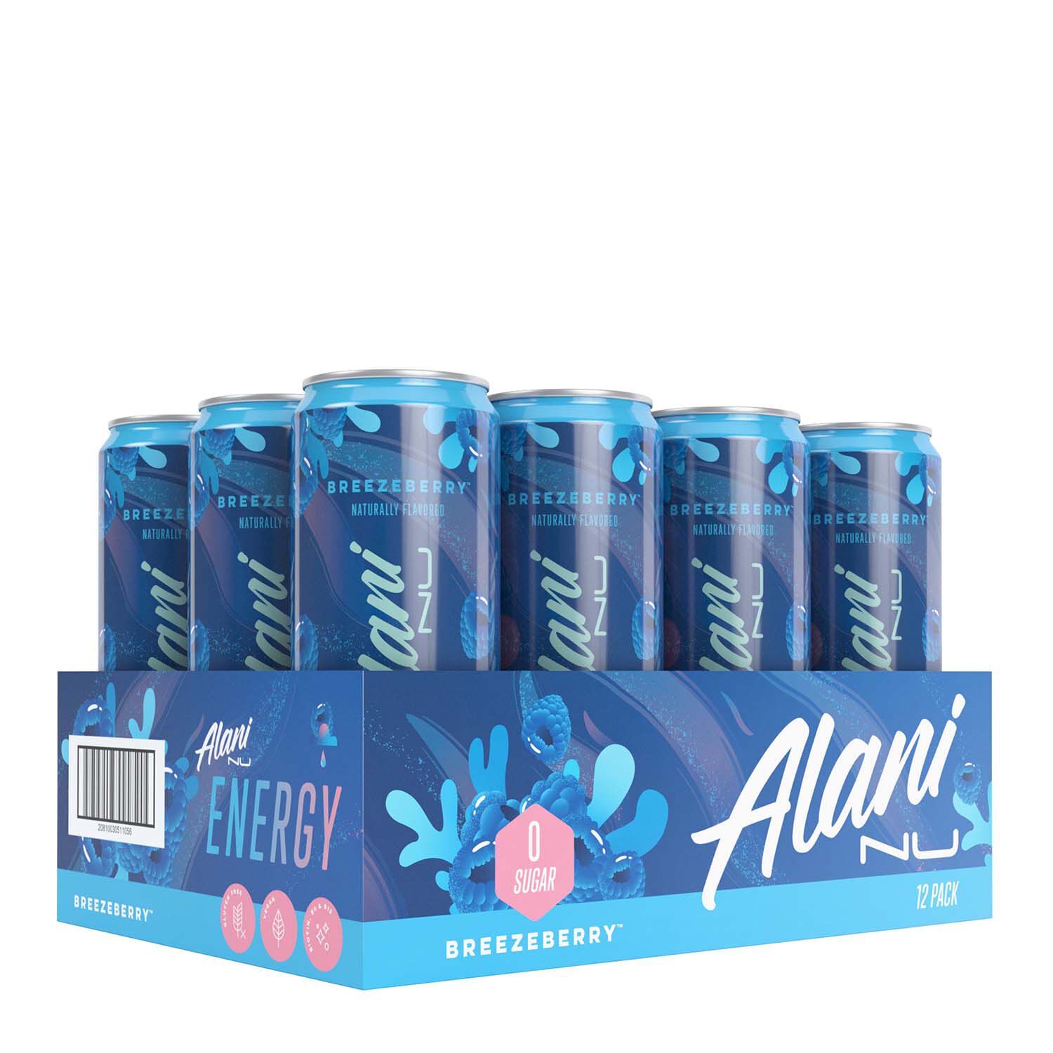Alani Nu Energy Drink - Breezeberry (12 Pack) | GNC