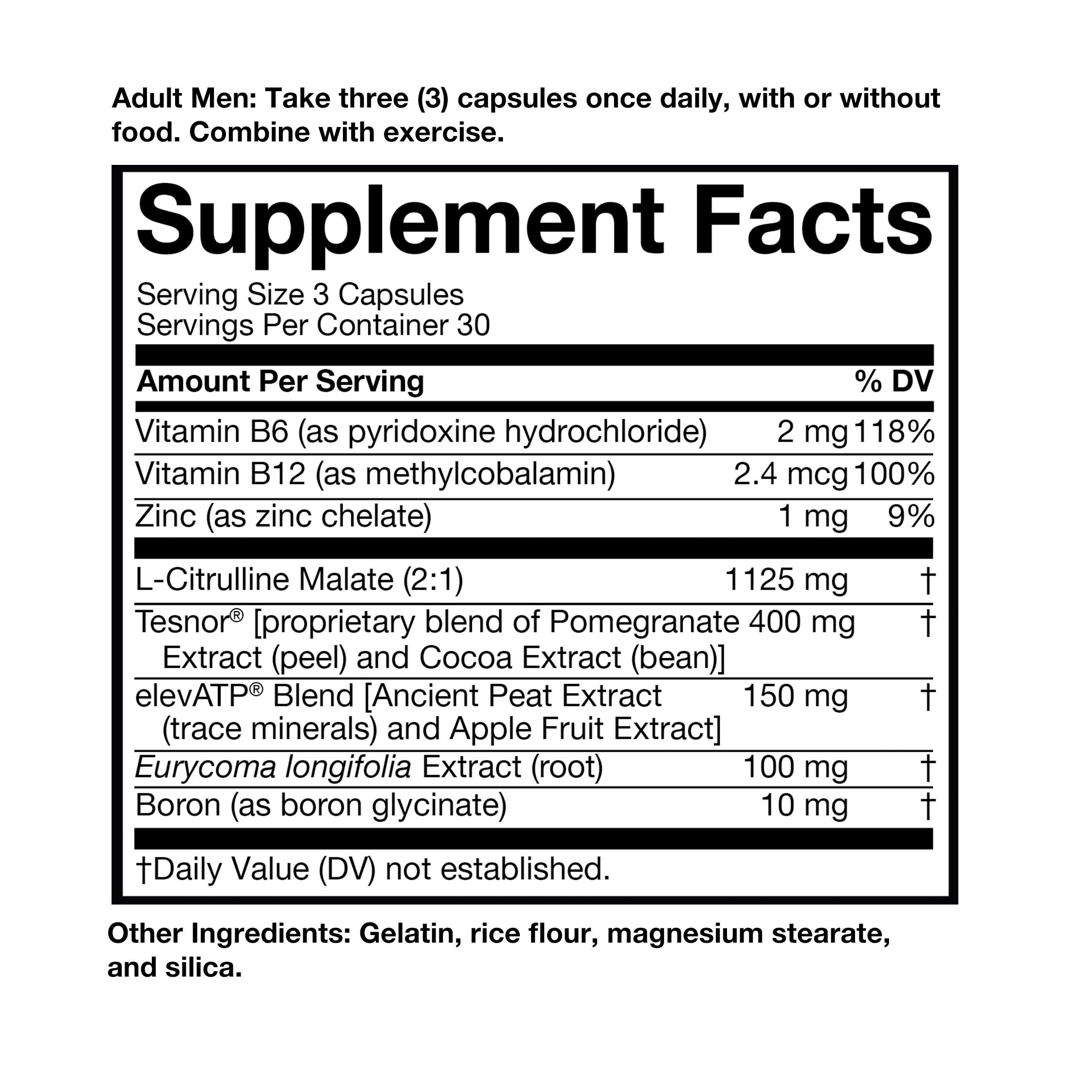 Nugenix® - Total-T: Testosterone Boosting Formula - 90 Capsules (30 ...
