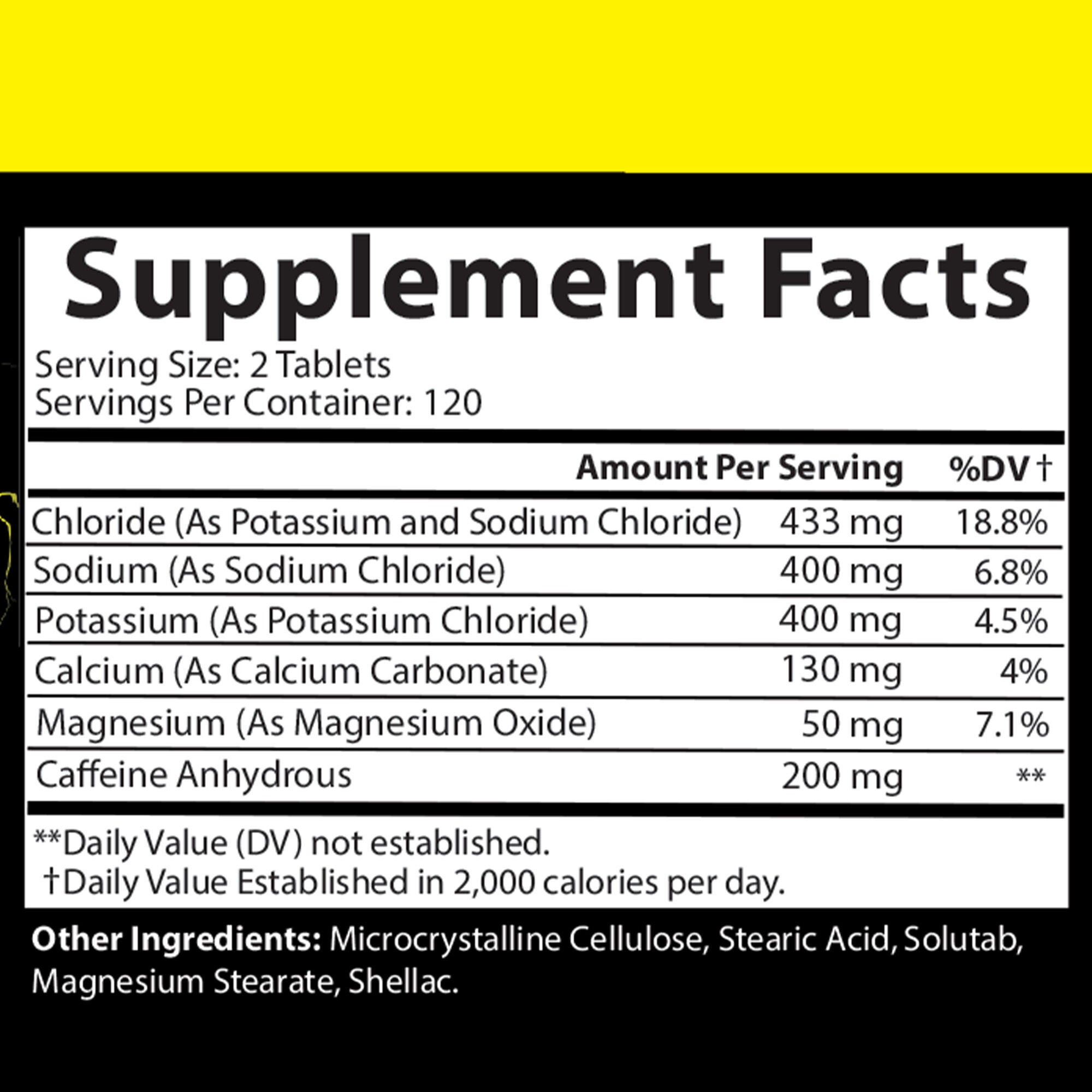 Angry Supplements™ - Electro Lightning Hydration Complex - 240 Tablets ...