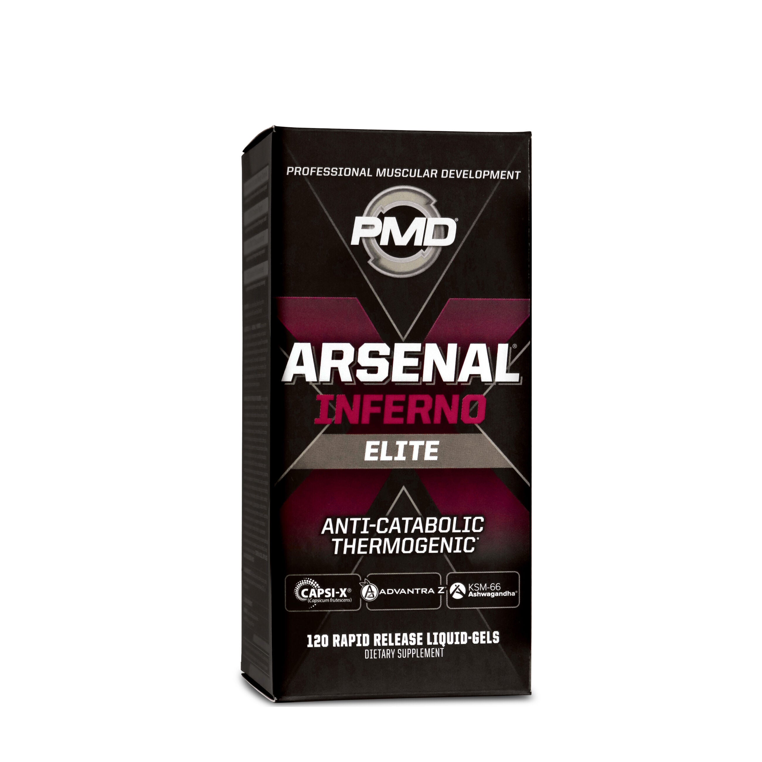 PMD® - Arsenal® Inferno Elite - Anti-Catabolic Thermogenic - 120 Rapid ...