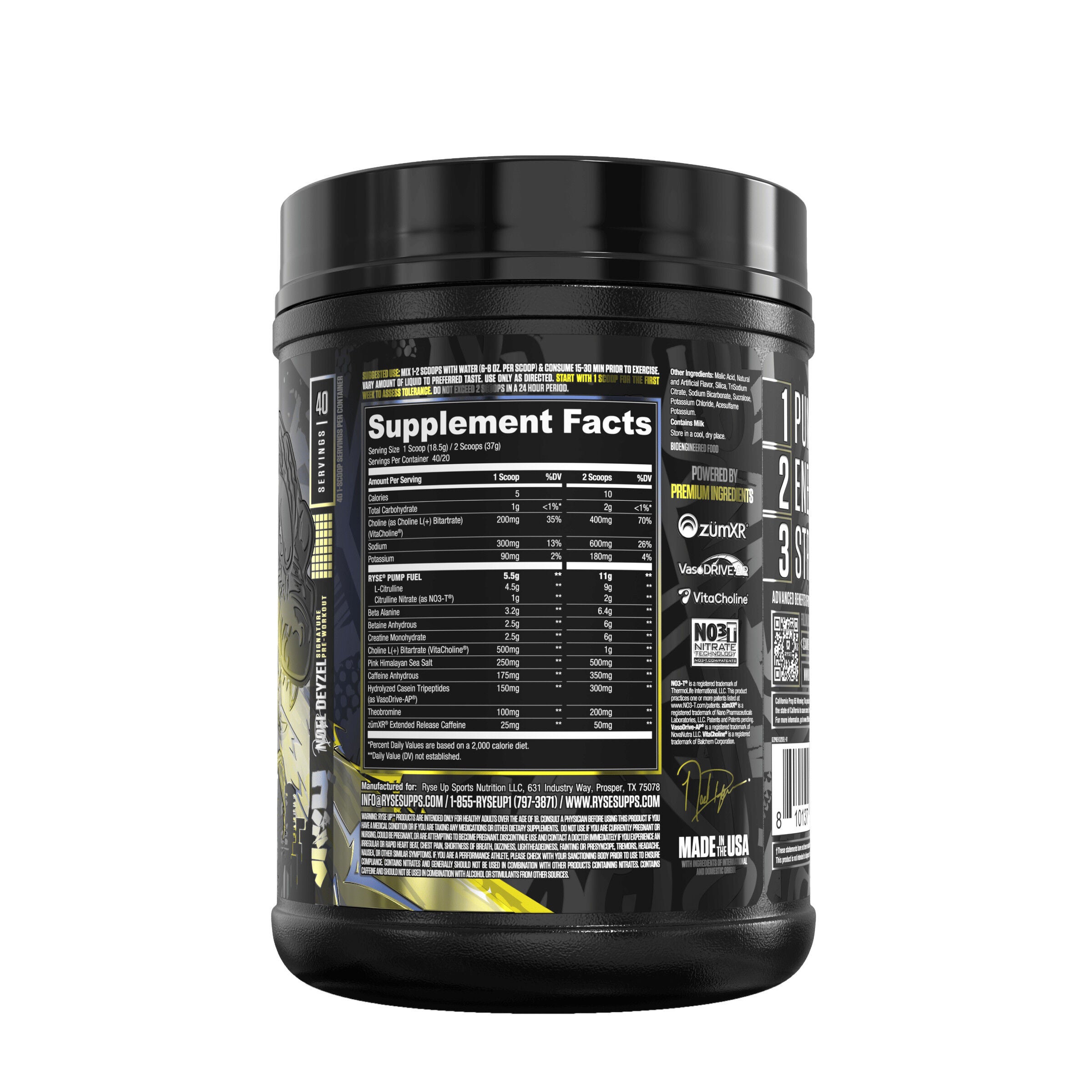 RYSE - Godzilla Pre-Workout - Electric Lemonade (40 Servings) | GNC
