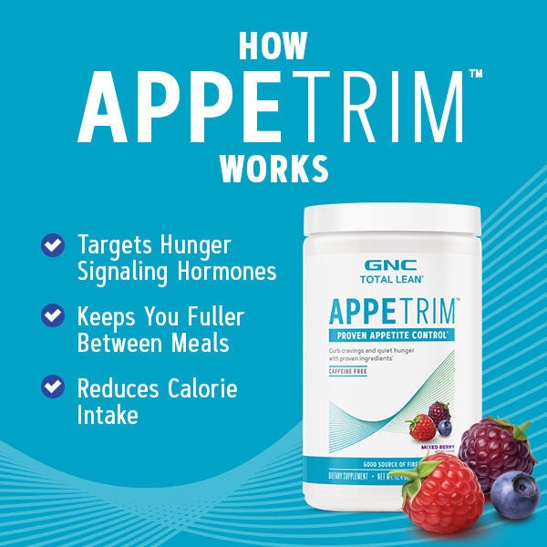 GNC Total Lean® - AppeTrim Proven Appetite Control - Mixed Berry - 12.4 oz (30 Servings) | GNC