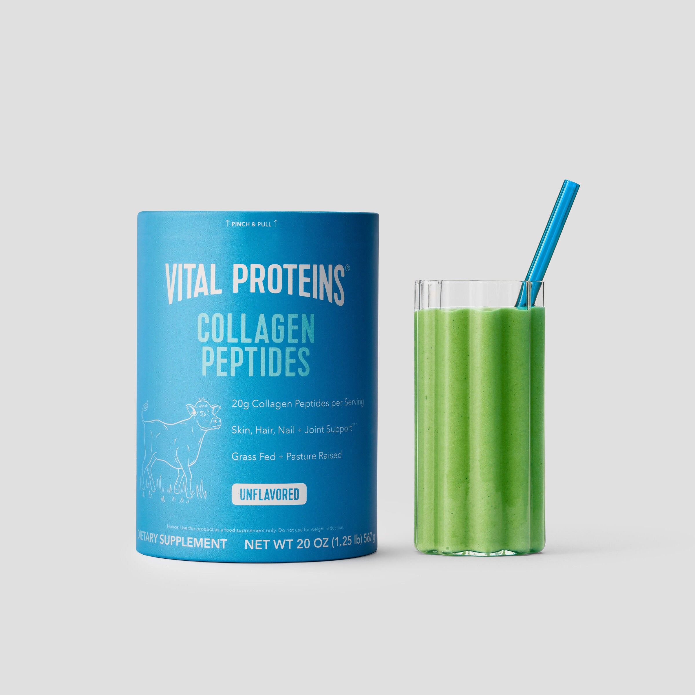 Vital Proteins - Collagen Peptides - Unflavored - 20 oz. (28 Servings) | GNC