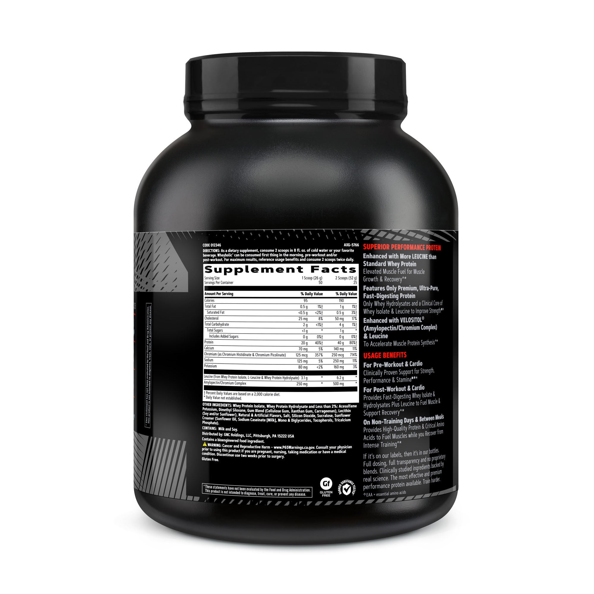GNC AMP Wheybolic Whey Protein Powder - Classic Vanilla | GNC