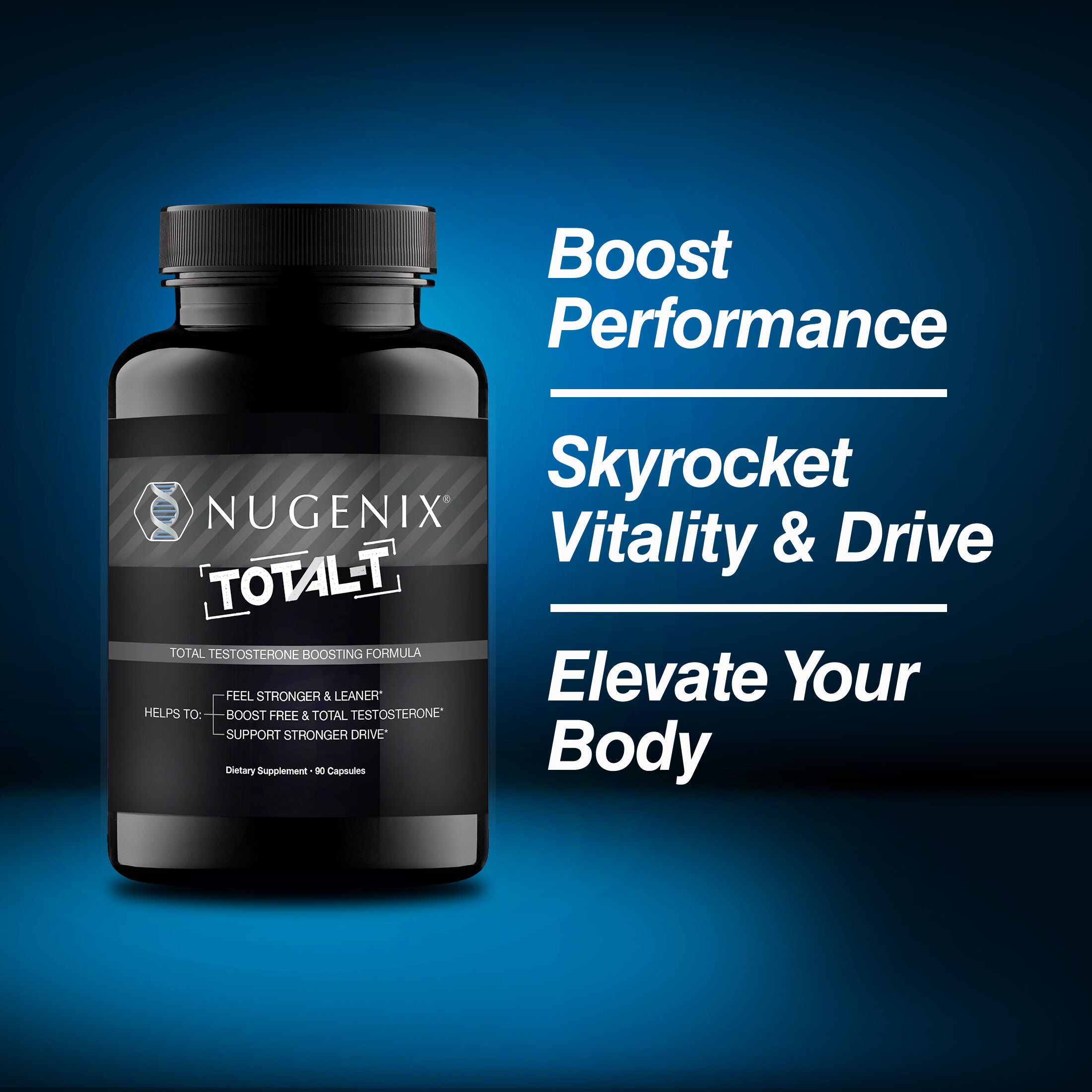 Nugenix® - Total-T: Testosterone Boosting Formula - 90 Capsules (30 ...