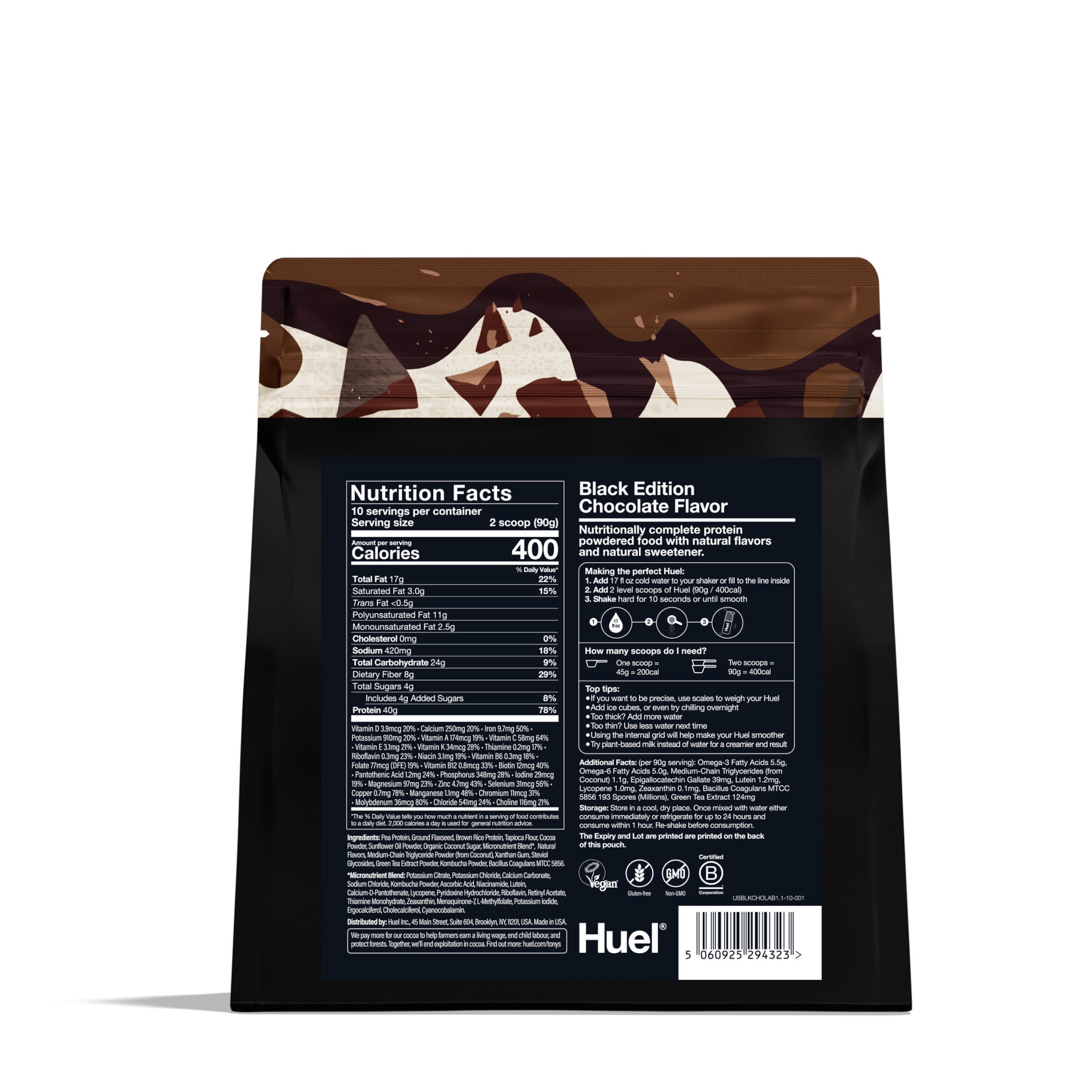 Huel® - Black Edition Protein Powder - Chocolate (10 Servings) | GNC