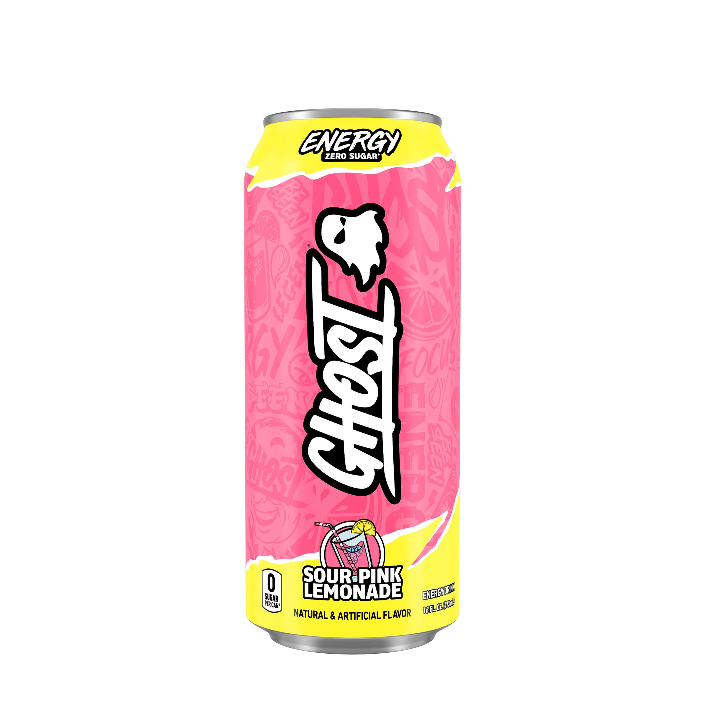 GHOST® - Energy Drink - Sour Pink Lemonade | GNC