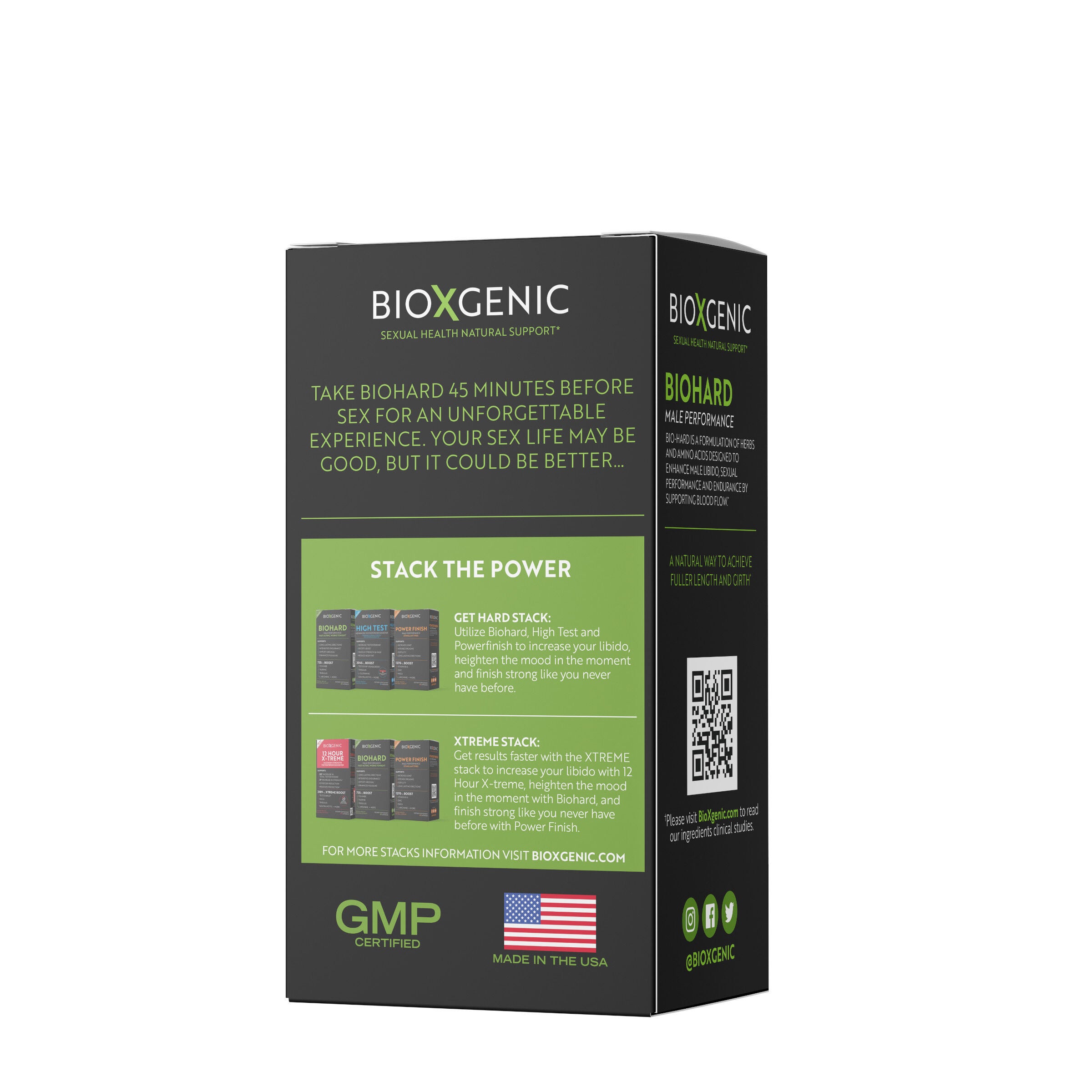 BioXgenic - BIOHARD Male Performance - 30 Capsules (30 Servings) | GNC