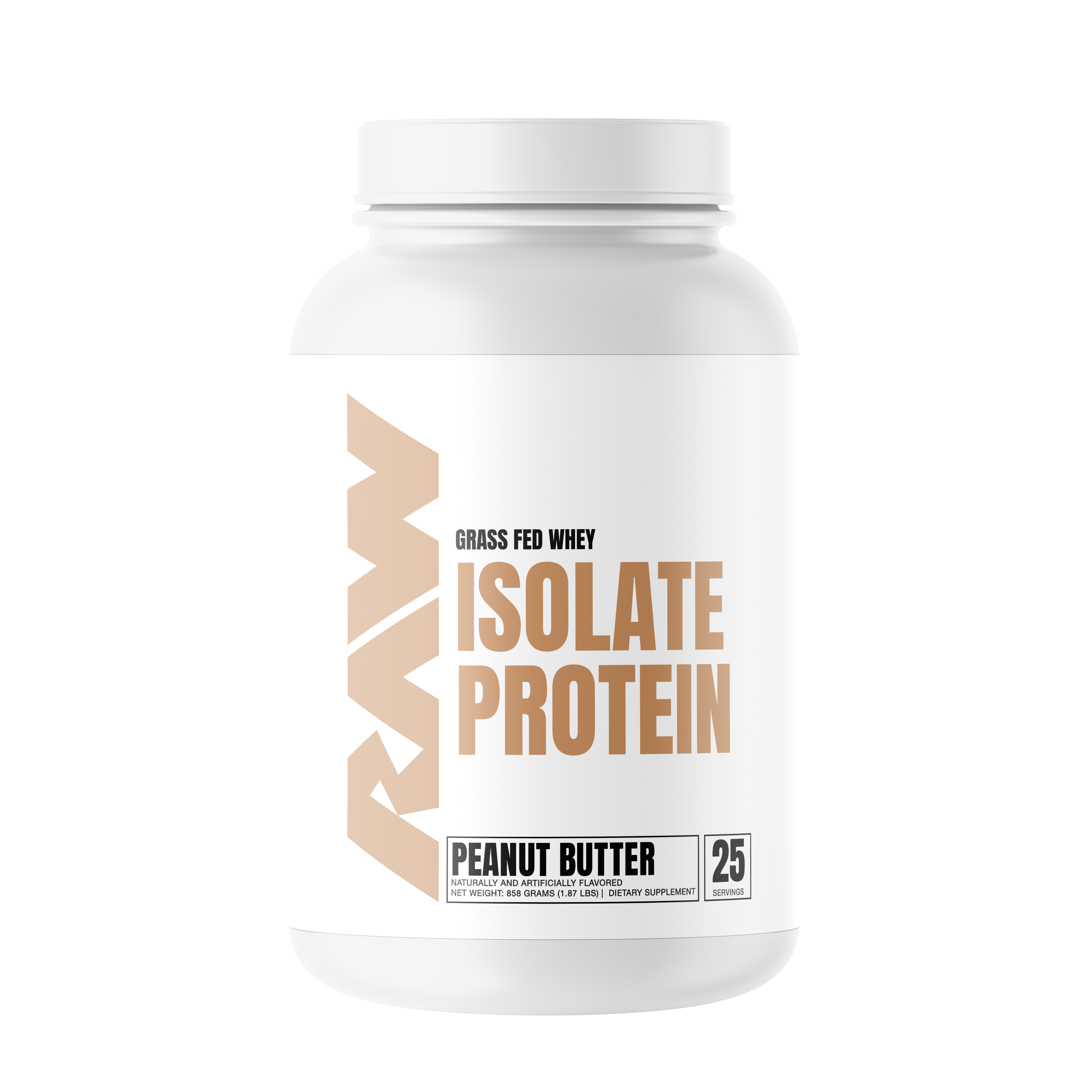 Raw Nutrition - Isolate Protein - Peanut Butter (25 Servings) | GNC