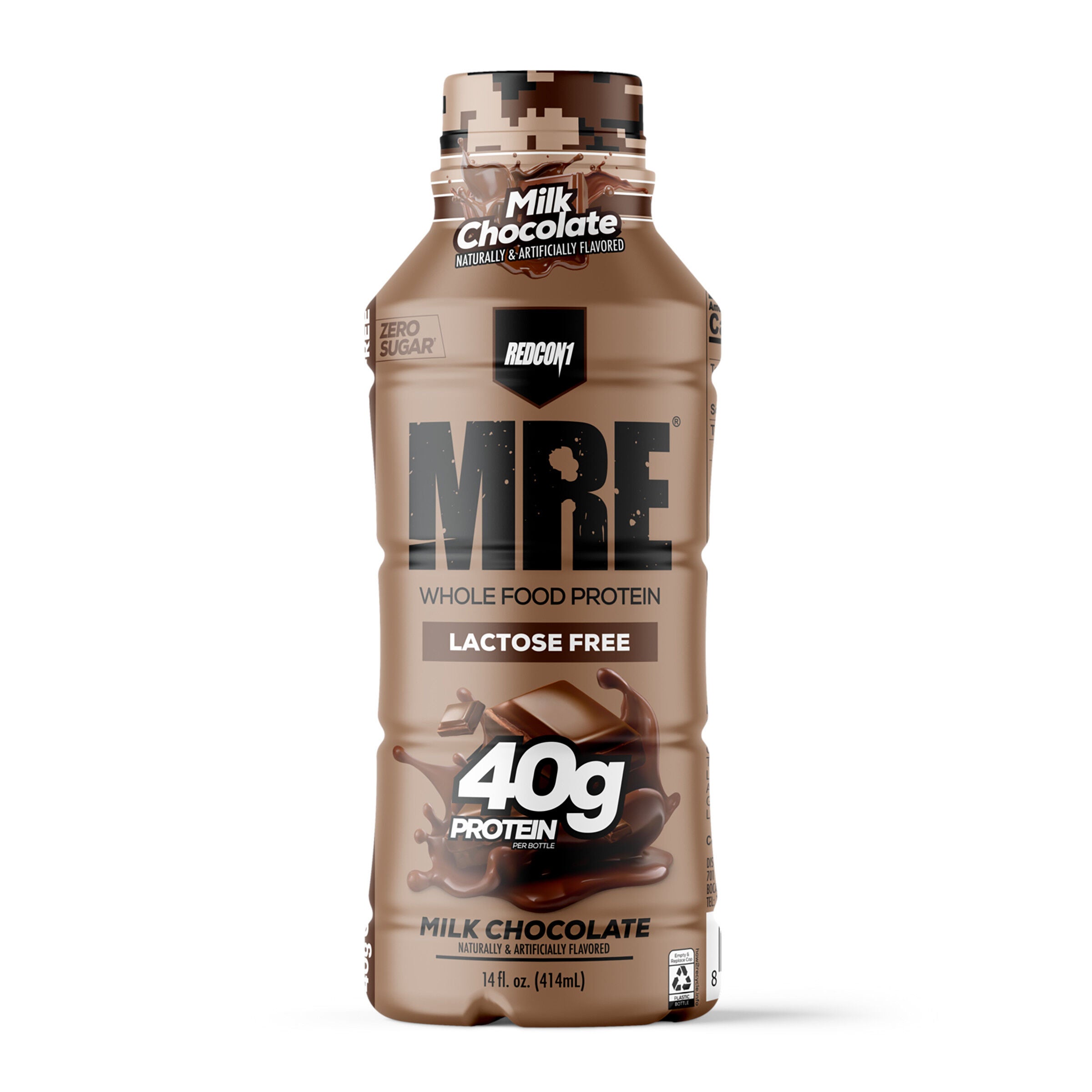 REDCON1 - MRE Whole Food Protein RTD - Milk Chocolate - 14 fl oz. (12 ...