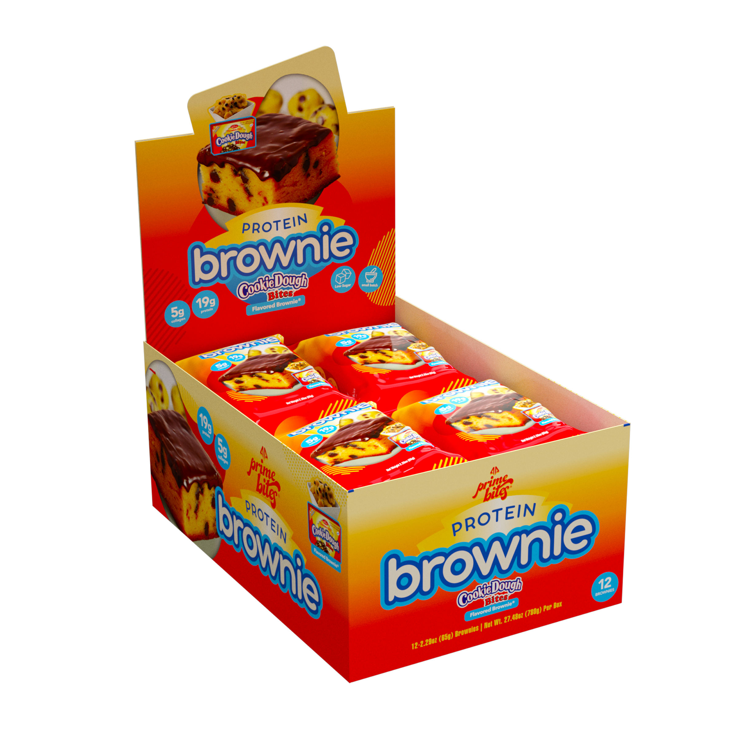 Alpha Prime® - Protein Brownie - Cookie Dough (12 Brownies) | GNC