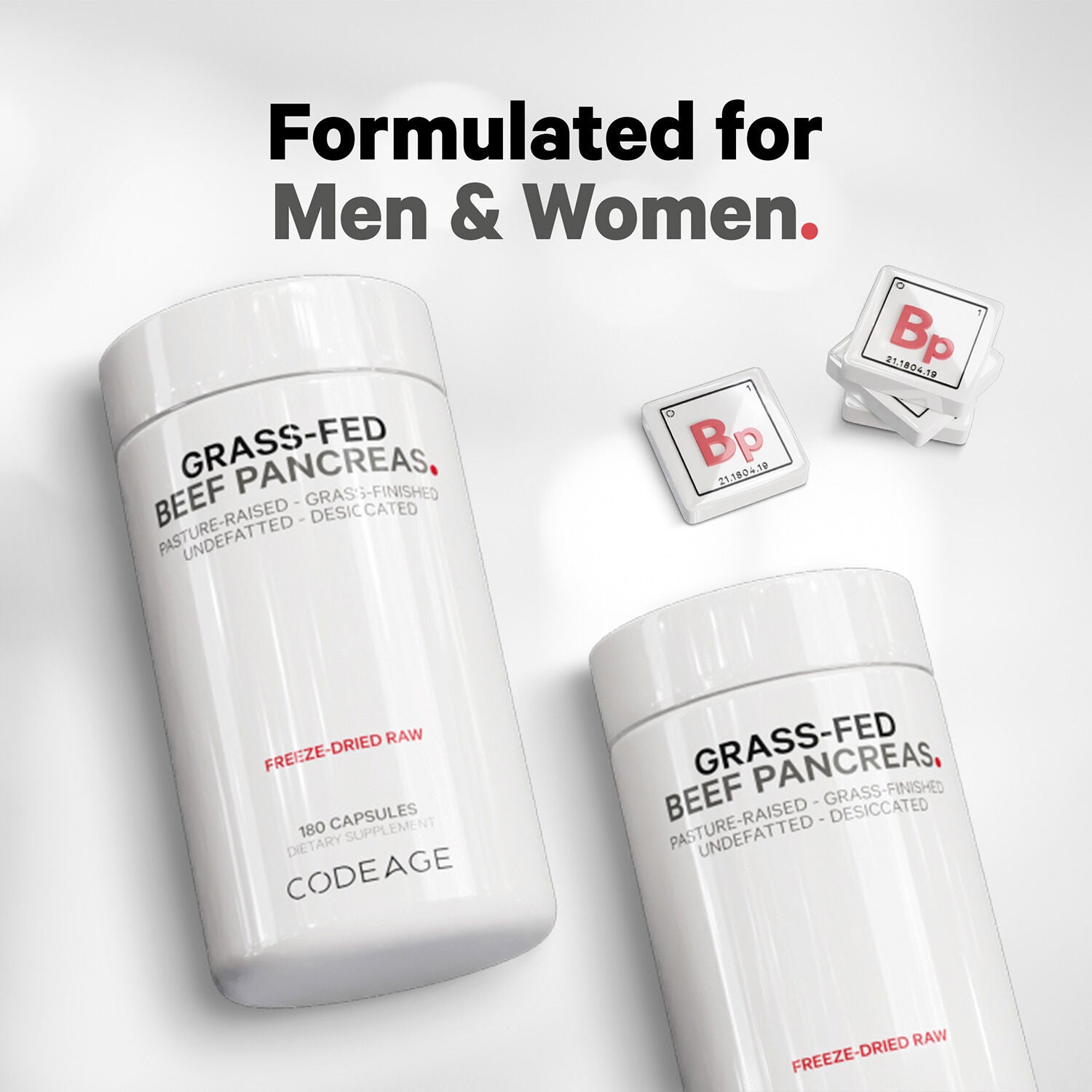 Codeage - Grass-Fed Beef Pancreas - 180 Capsules | GNC