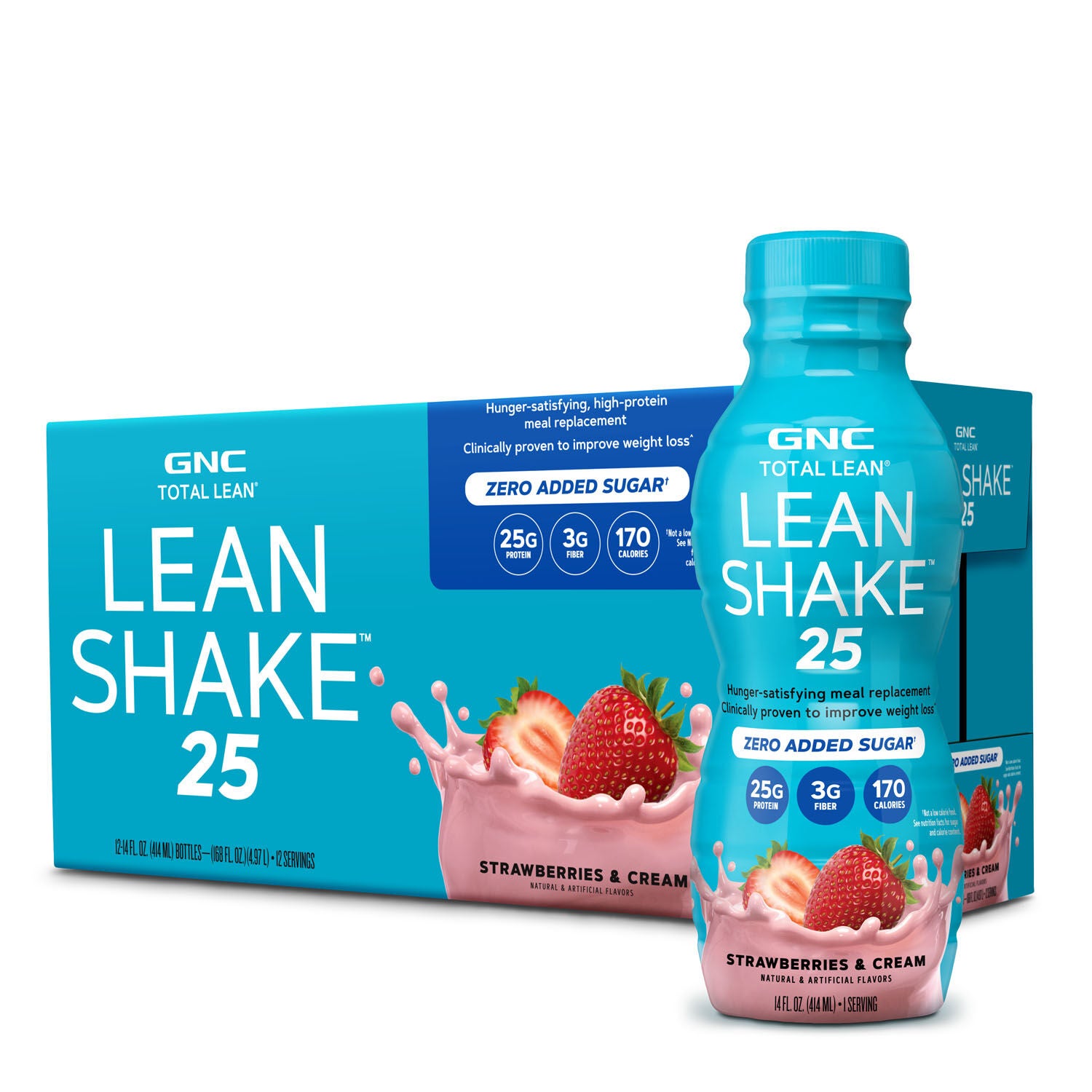 GNC Total Lean® Lean Shake™ 25 - Strawberries and Cream | GNC