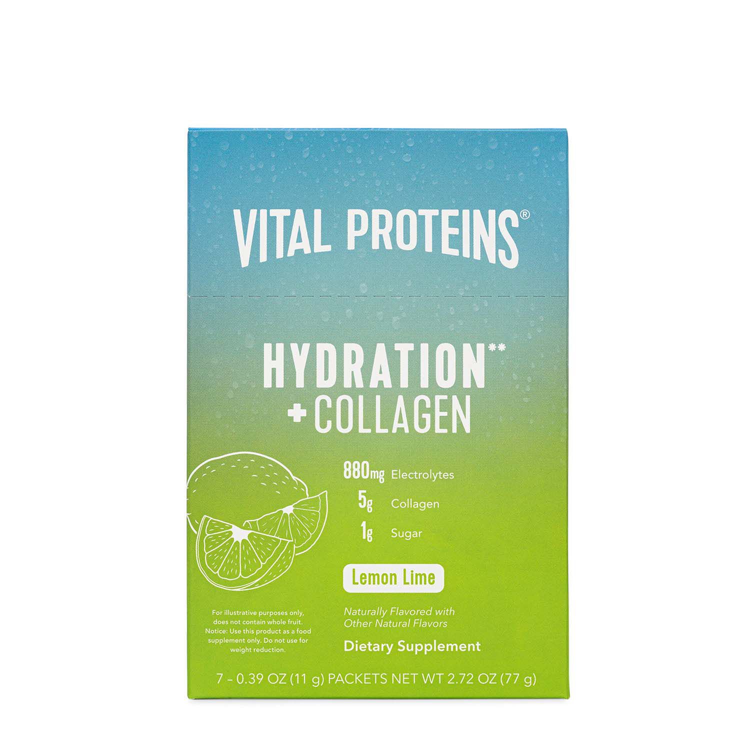 Hydration + Collagen Packets - Lemon Lime | GNC