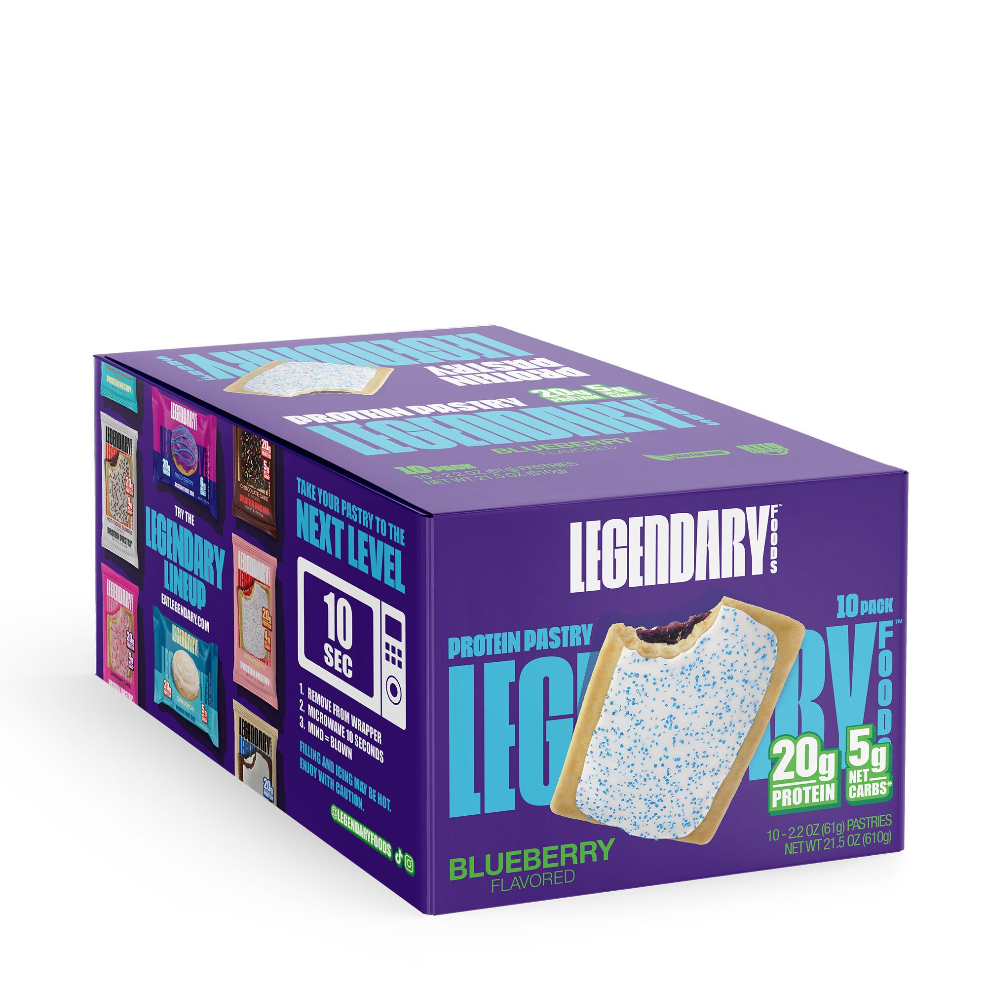 Legendary Foods™ Protein Pastry - Blueberry | GNC