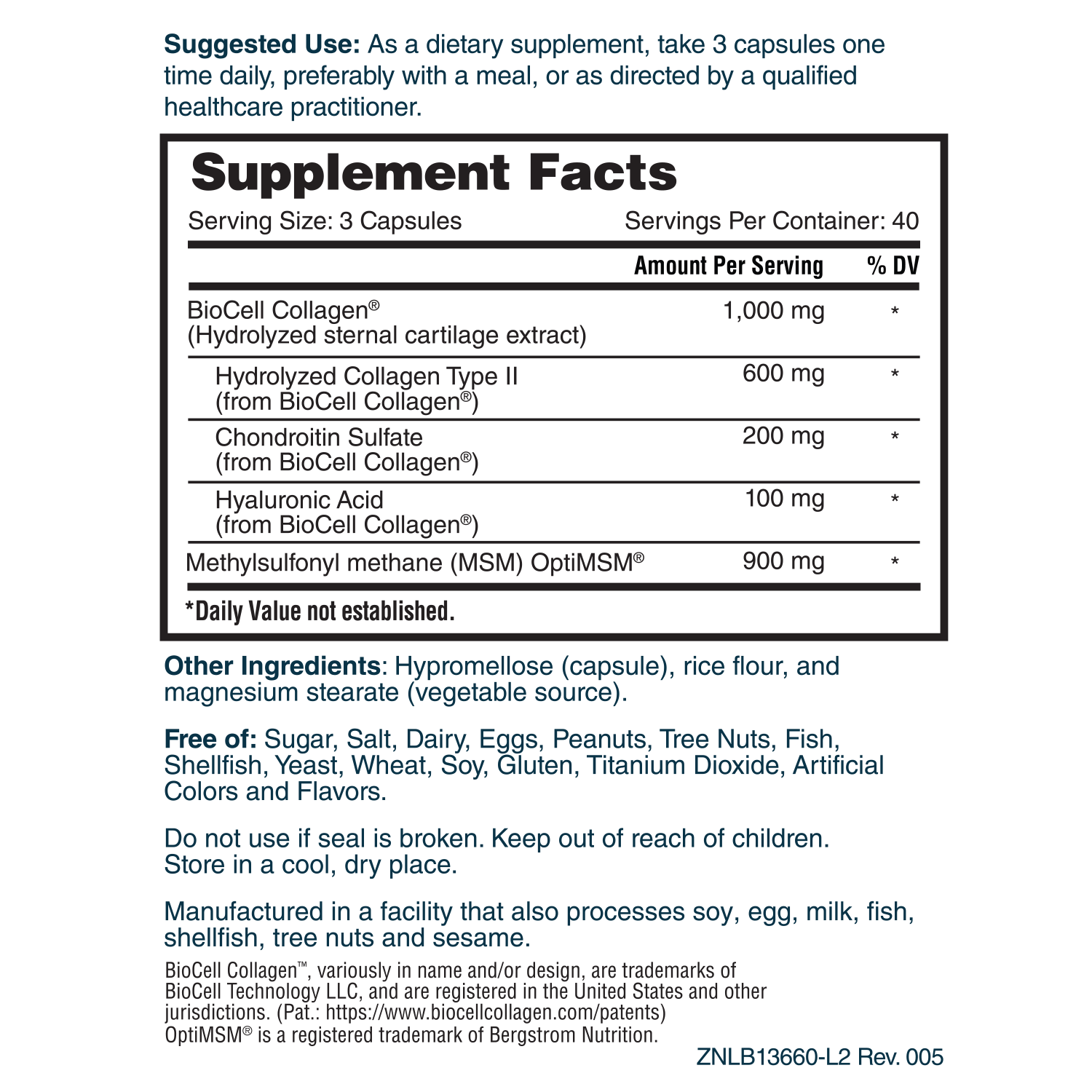 Nature's Lab® - Hyaluronic Acid with BioCell Collagen and MSM - 120 ...