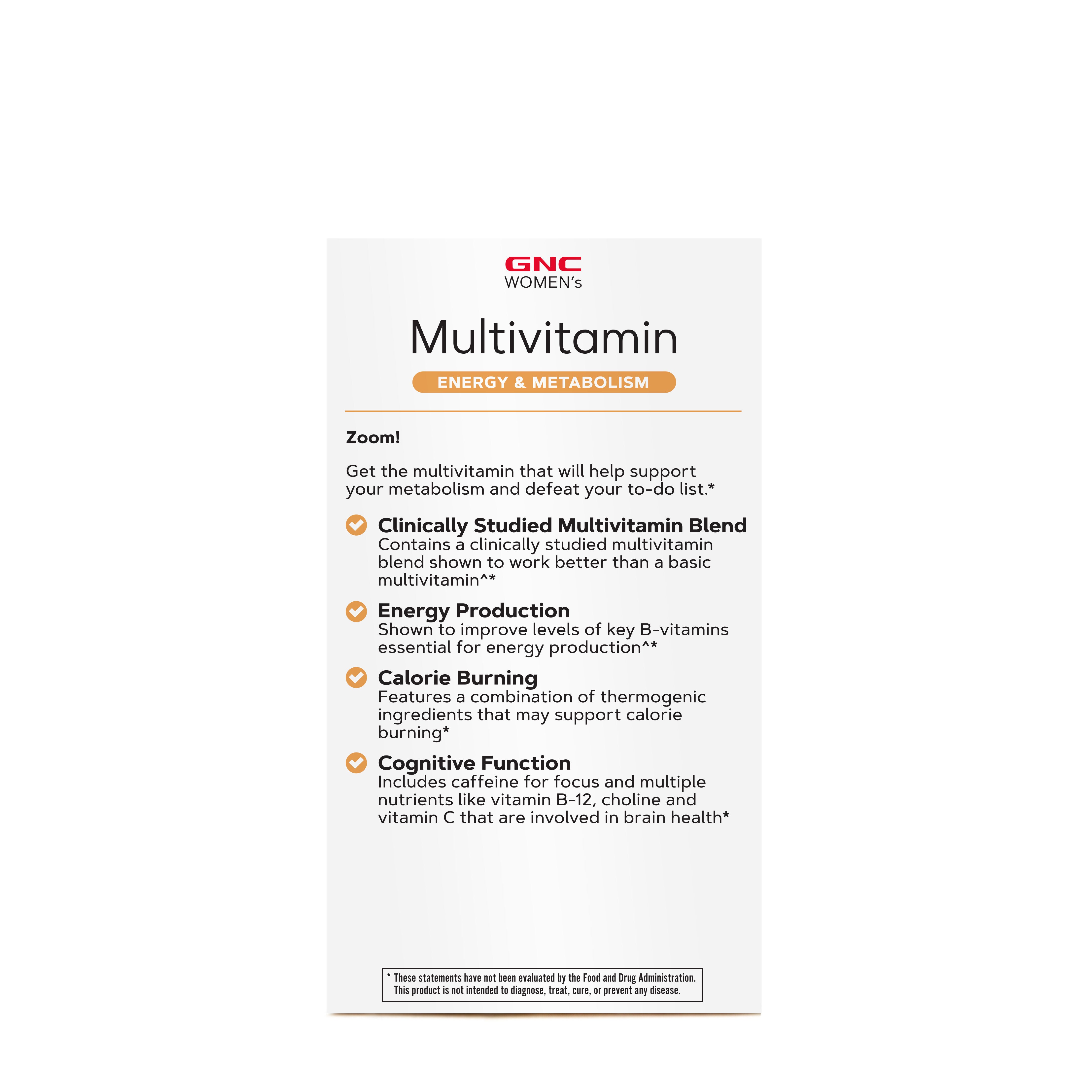GNC Women's Multivitamin Energy & Metabolism | GNC