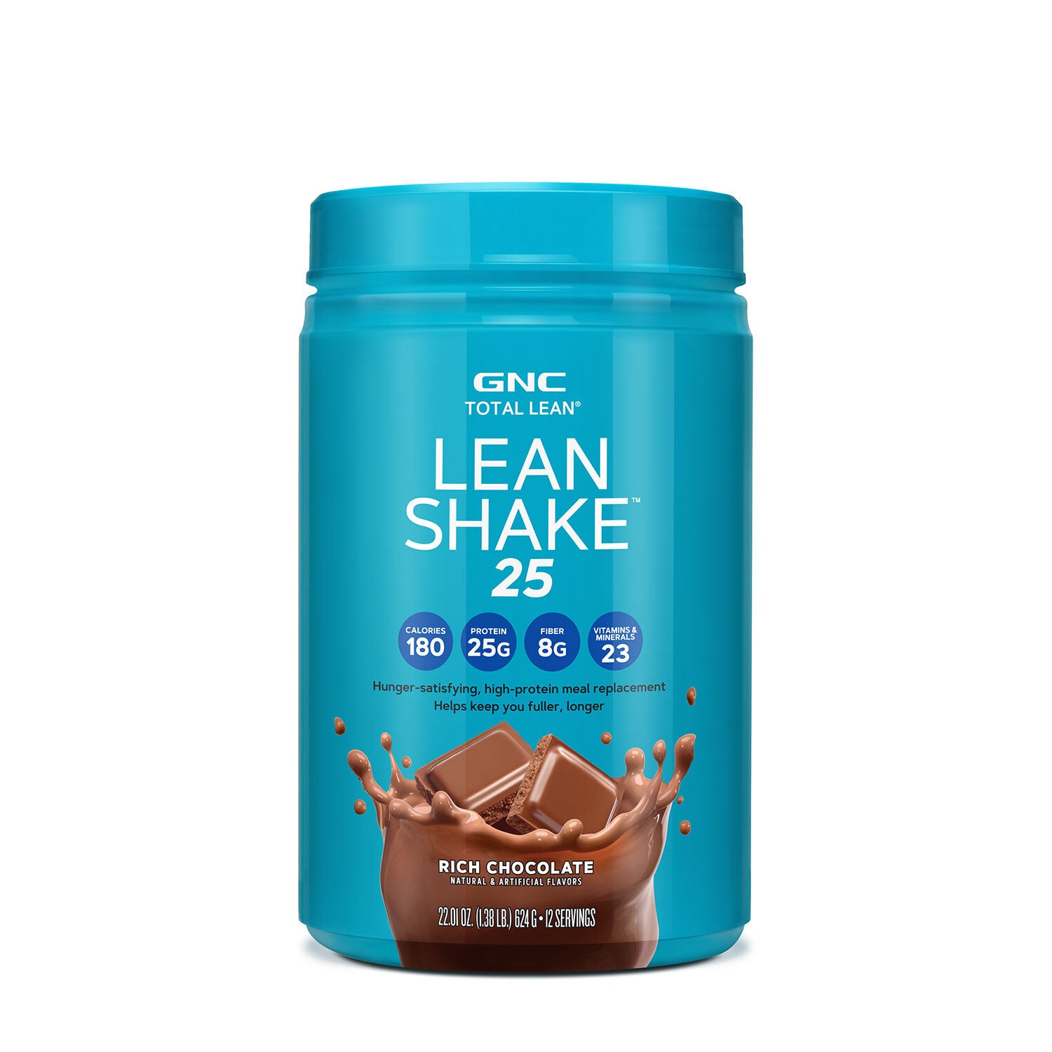 GNC Total Lean® - Lean Shake™ 25 - Rich Chocolate - 12 Servings | GNC