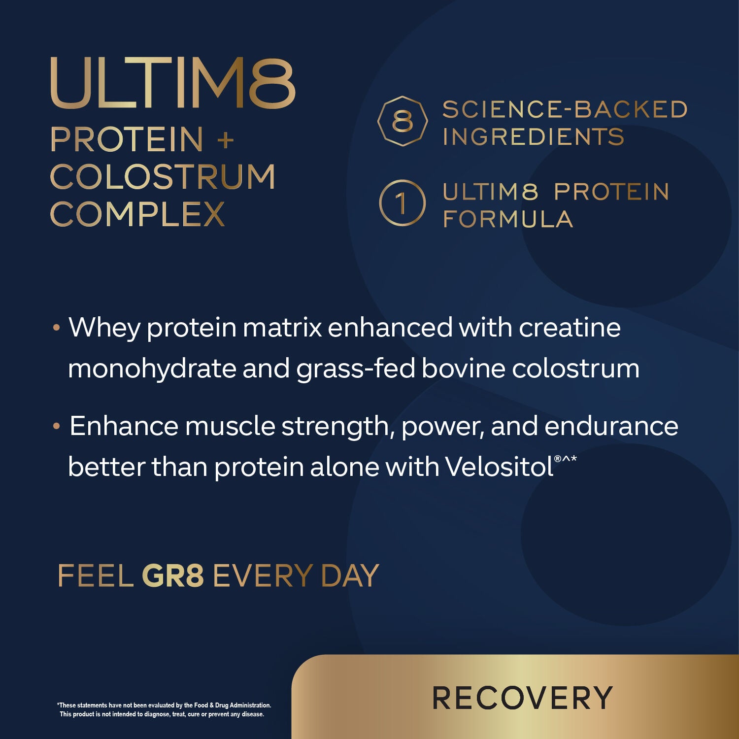 GR8 Lifestyle - Ultim8 Protein + Colostrum Complex - Chocolate Truffle ...