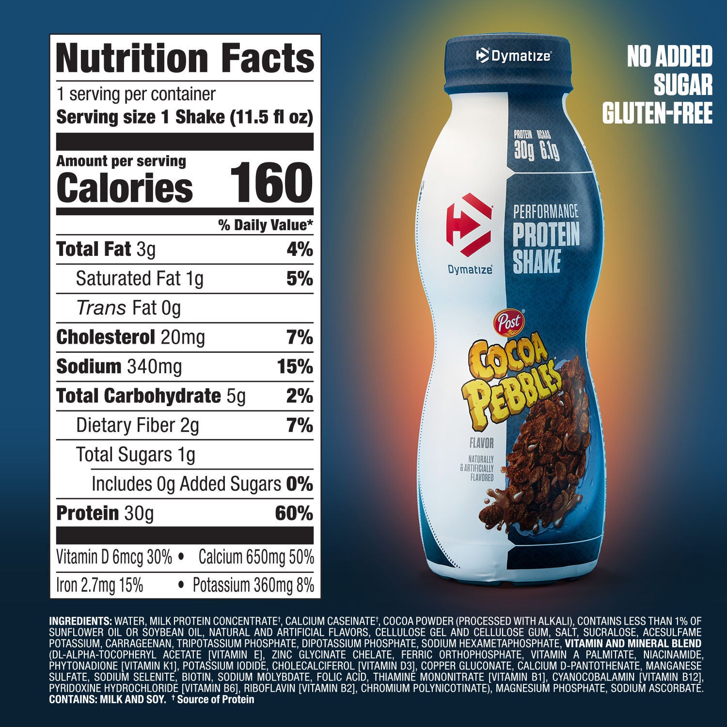 Dymatize® - Performance Protein Shake RTD - Cocoa Pebbles (12 Bottles ...
