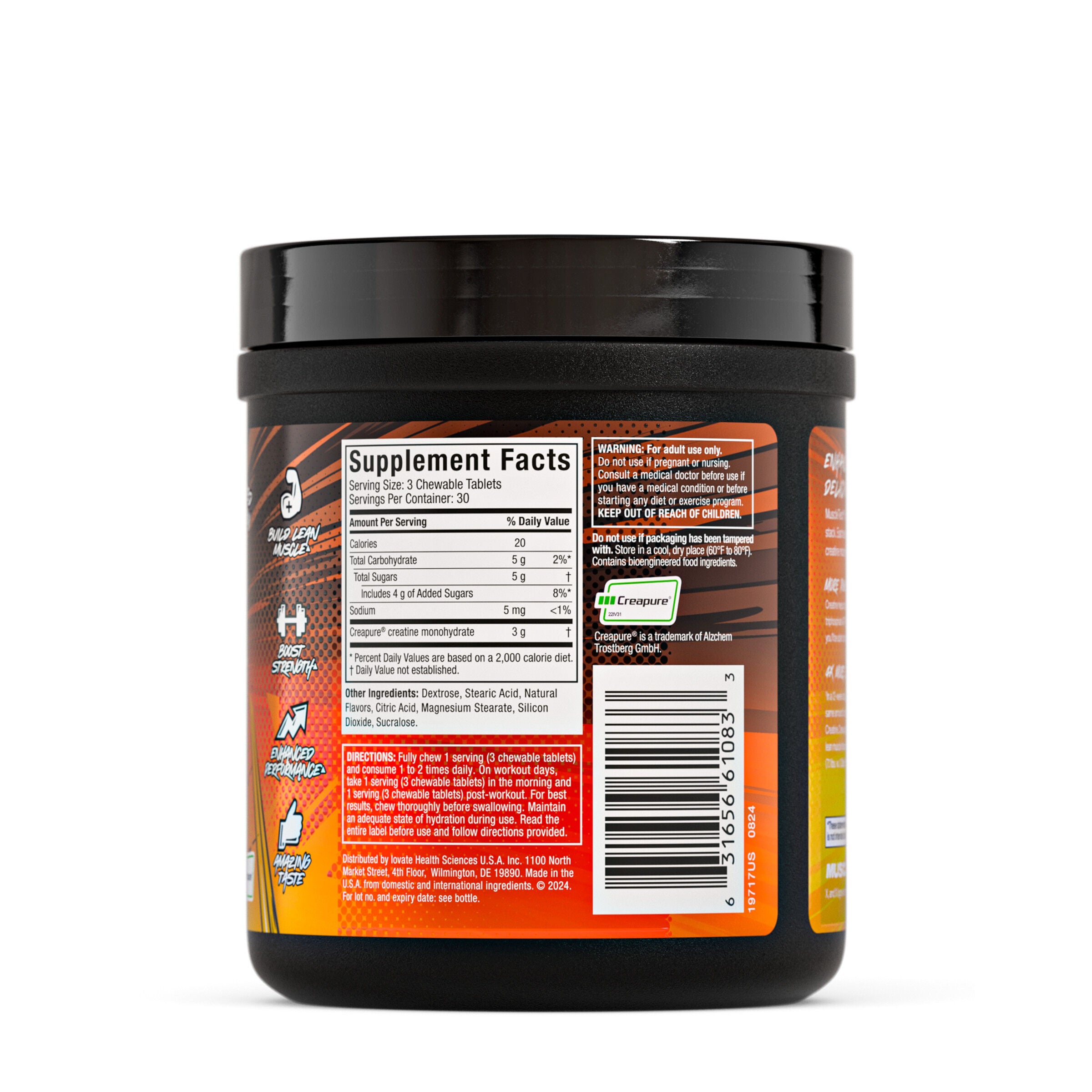 MuscleTech™ - Creatine Chews - Boogieman Punch - 90 Tablets (30 ...