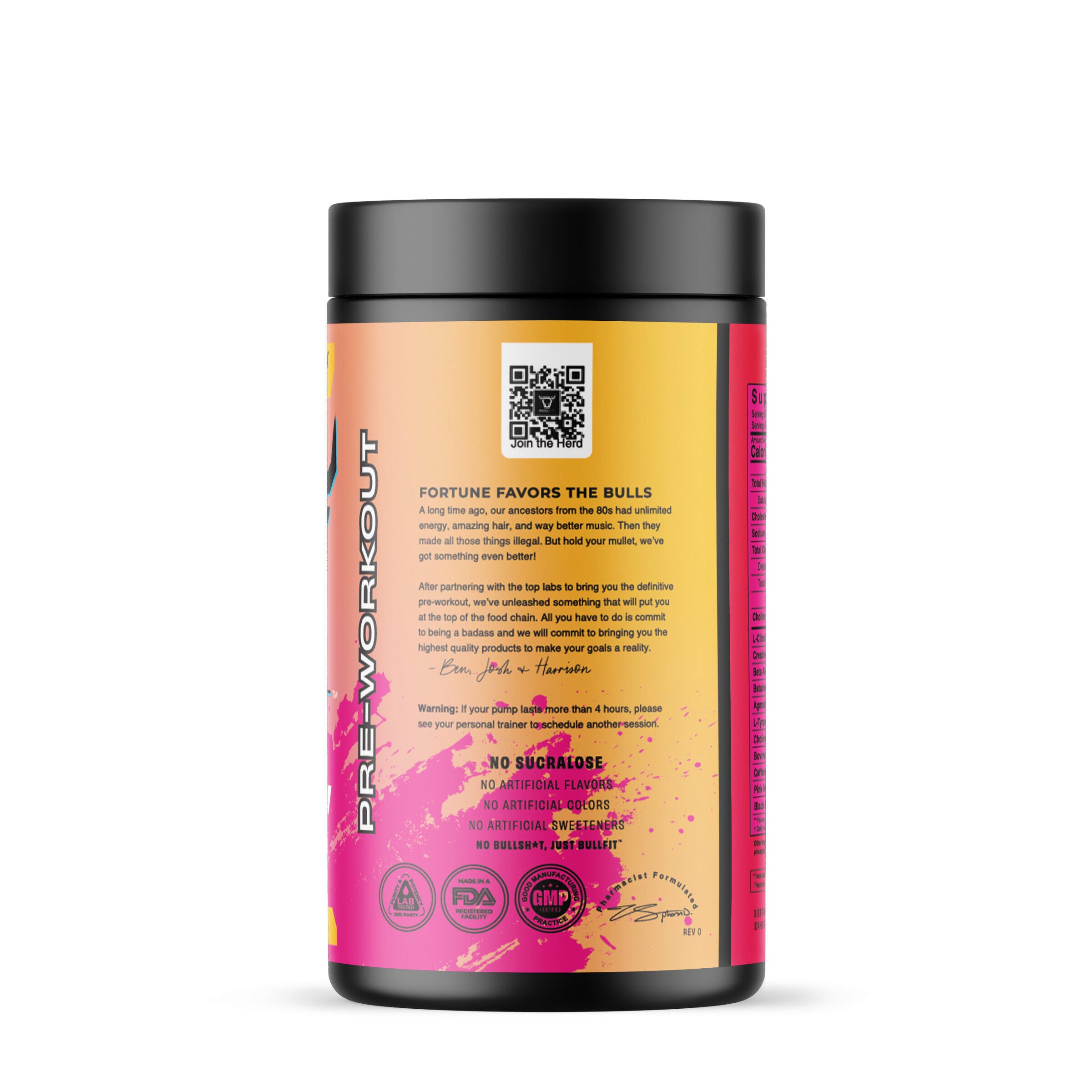 Bullfit - Bodacious Pre-Workout - Fruit Pump (20 Servings) | GNC