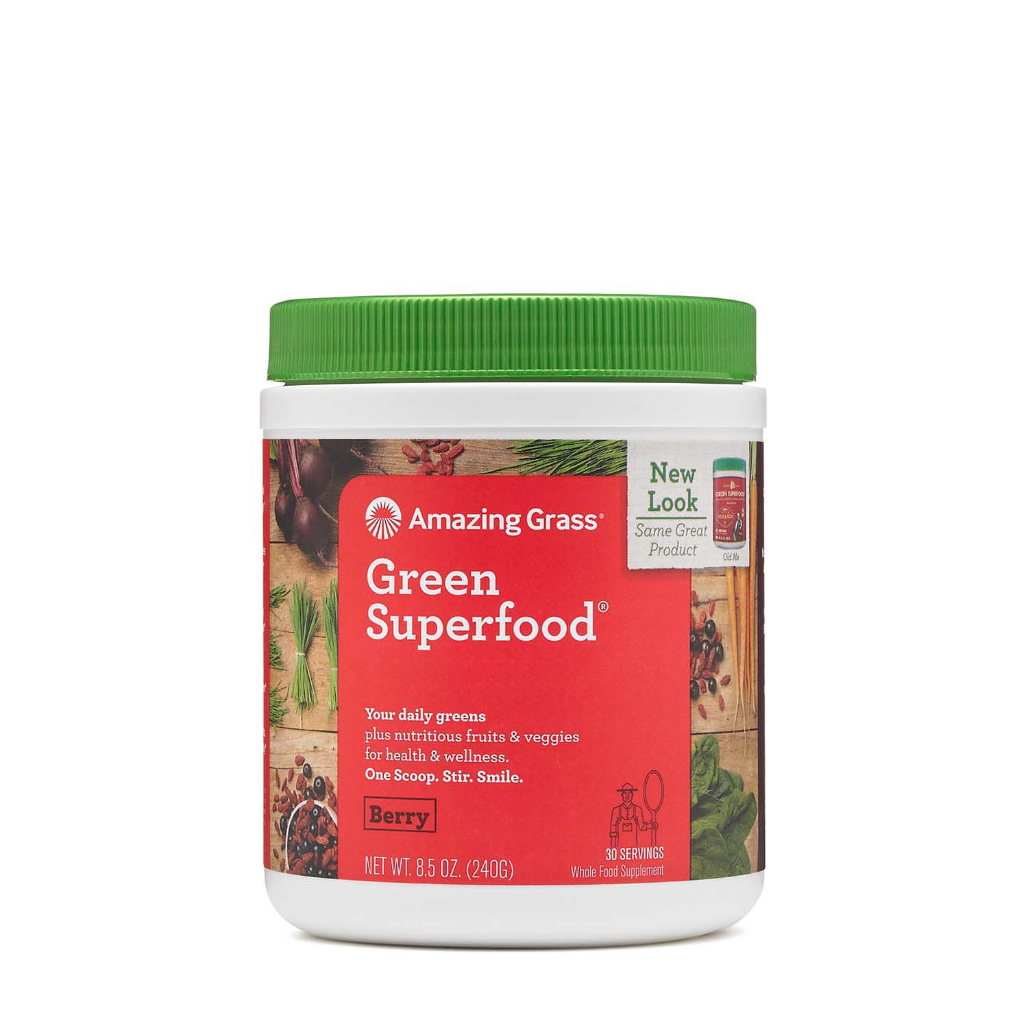 Green SuperFood® Powder - Berry - 8.5 oz. (30 Servings) Berry | GNC
