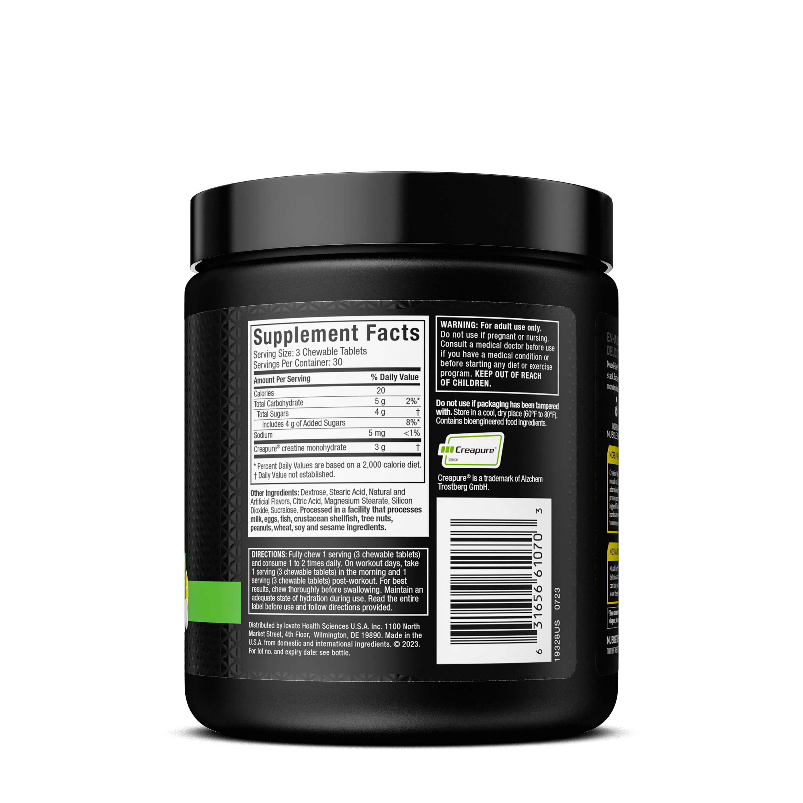 MuscleTech™ - Creatine Chews - Citrus Burst - 90 Tablets (30 Servings ...