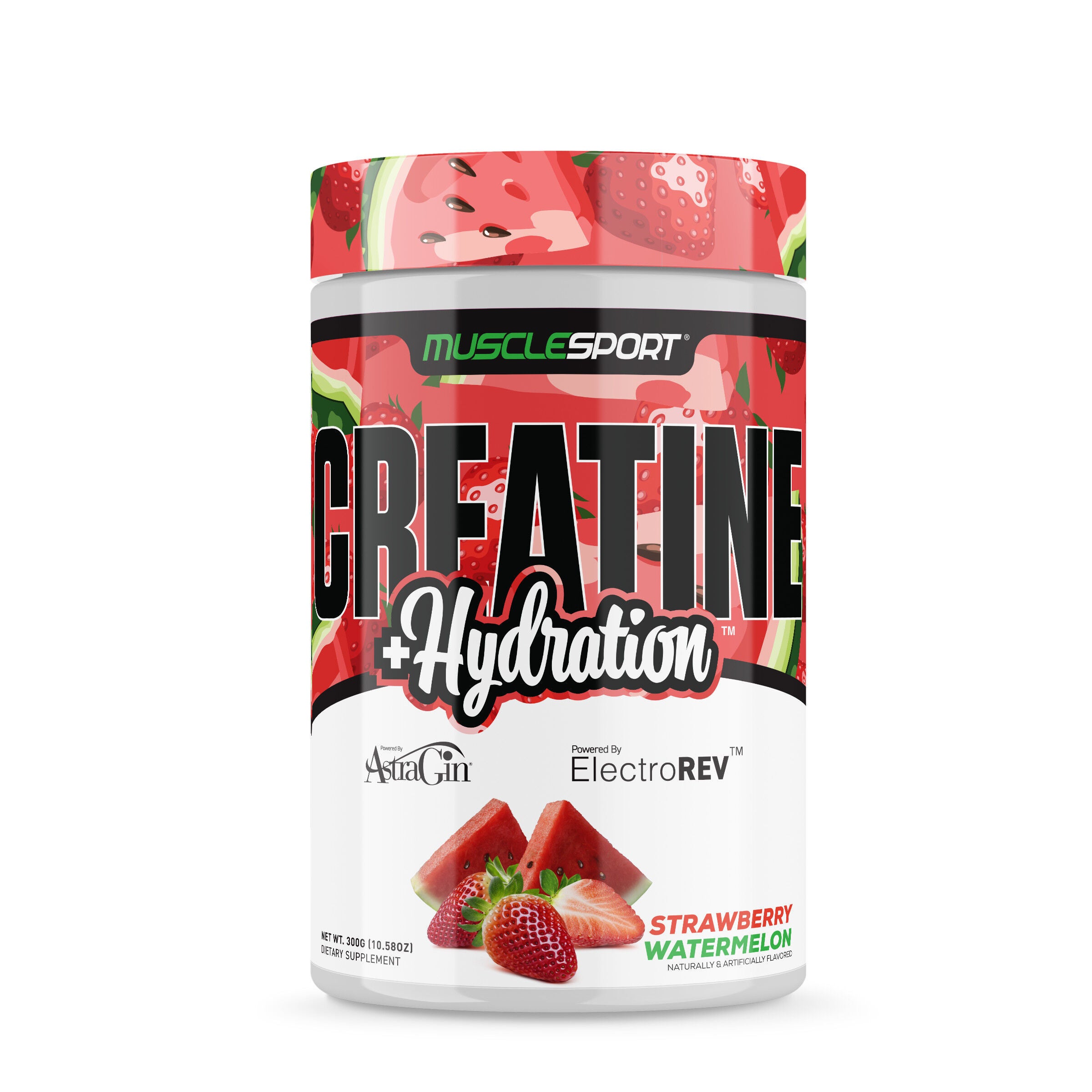 MuscleSport - Creatine and Hydration - Strawberry Watermelon (60 ...