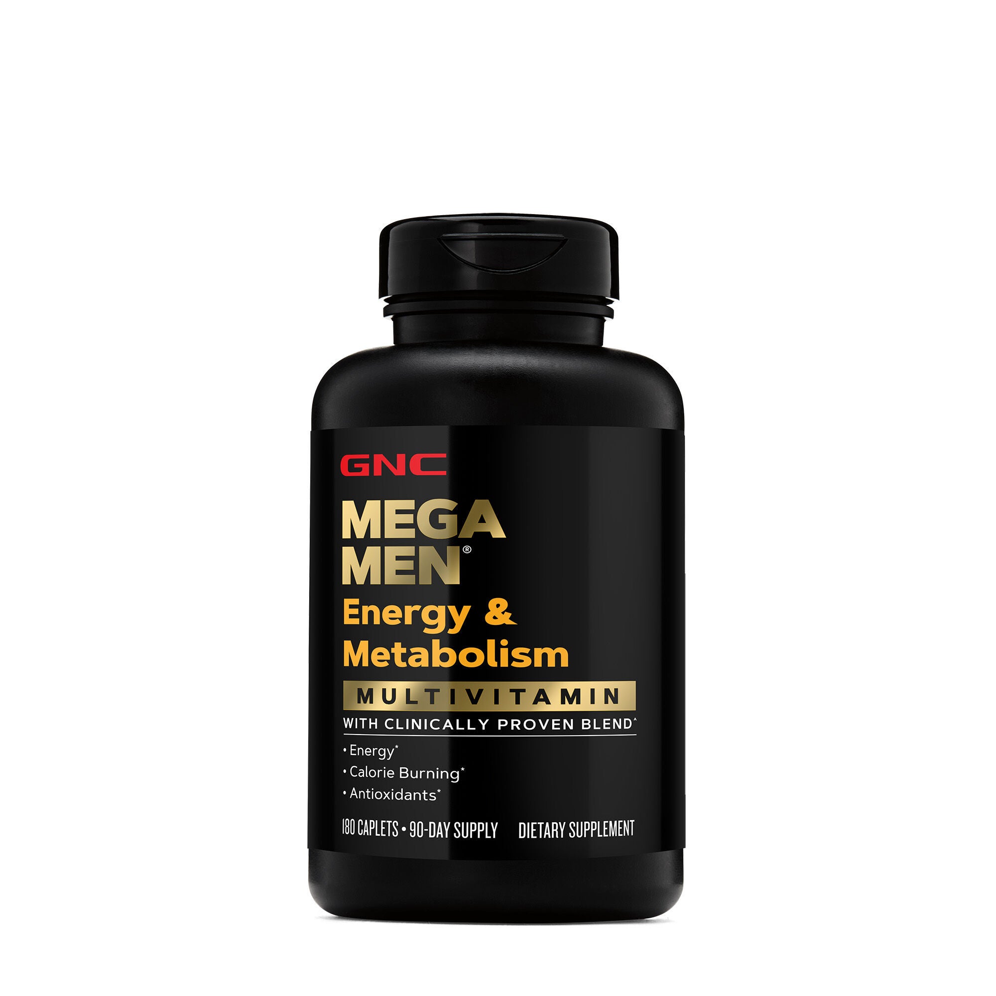 GNC Mega Men Energy & Metabolism Multivitamin 180ct | Vitamins for Men ...