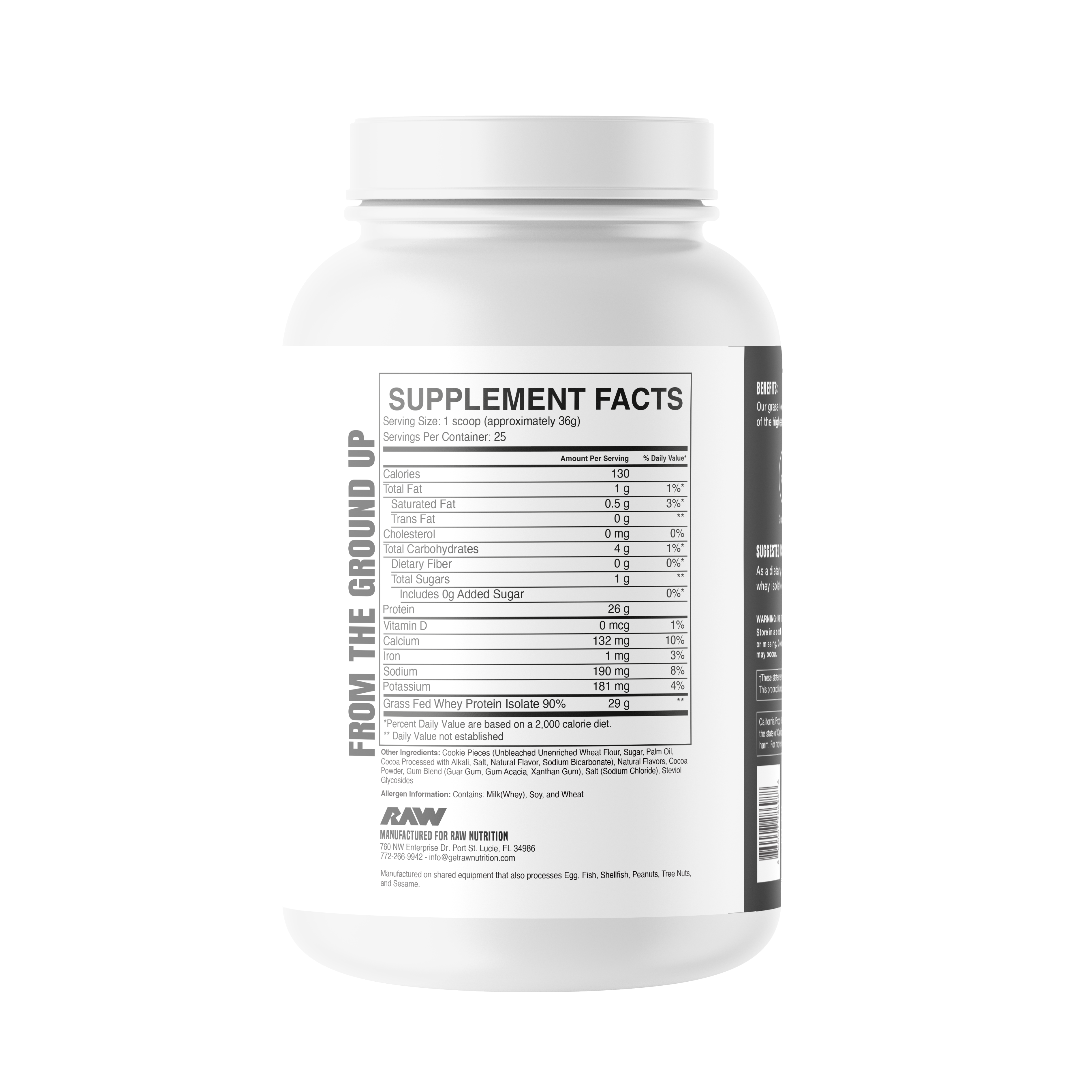Raw Nutrition - Grass Fed Whey Isolate Protein | GNC