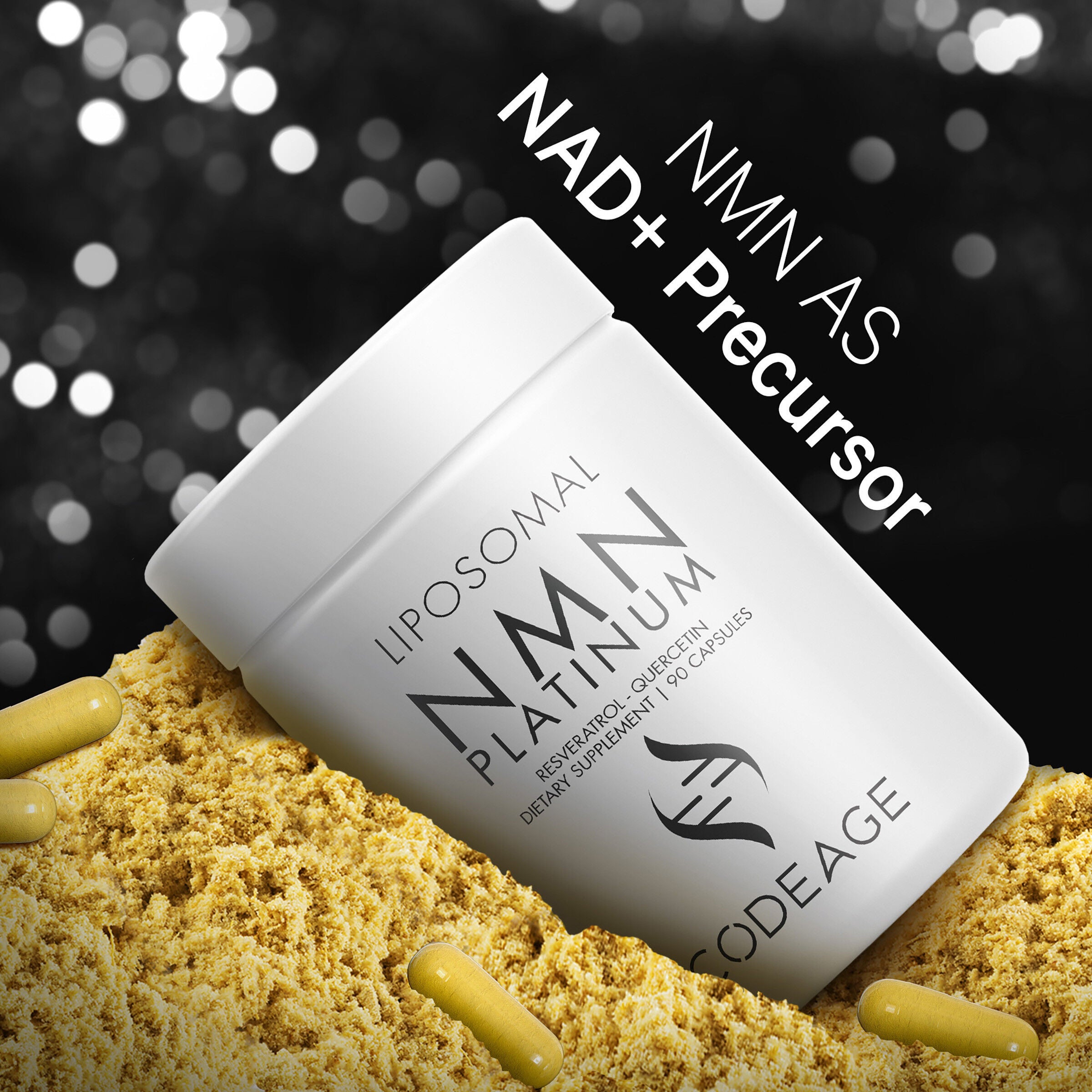 Codeage - Liposomal NMN Platinum - 90 Capsules (30 Servings) | GNC