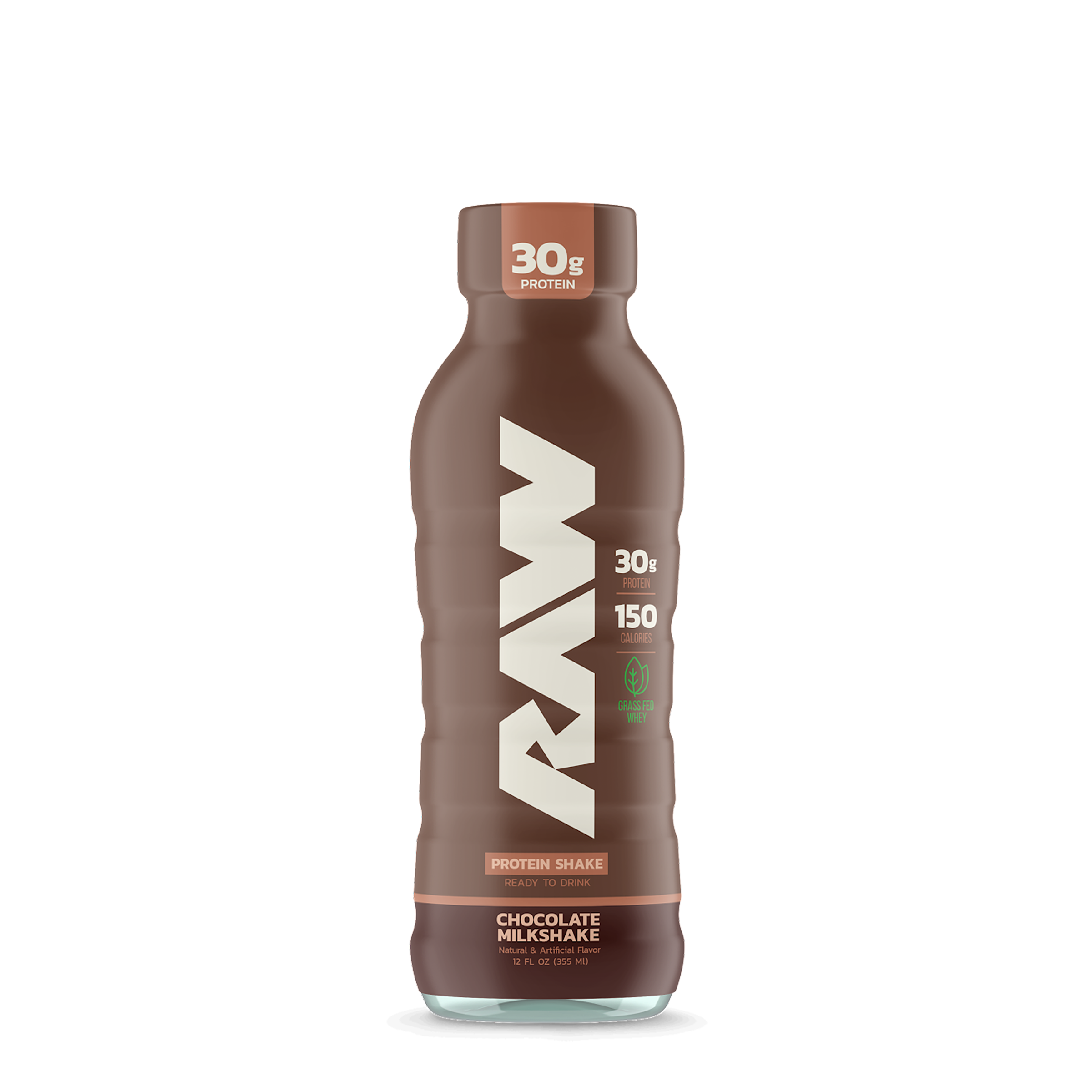 Protein Shake RTD - Chocolate Milkshake - 12 fl oz. (12 Bottles) | GNC