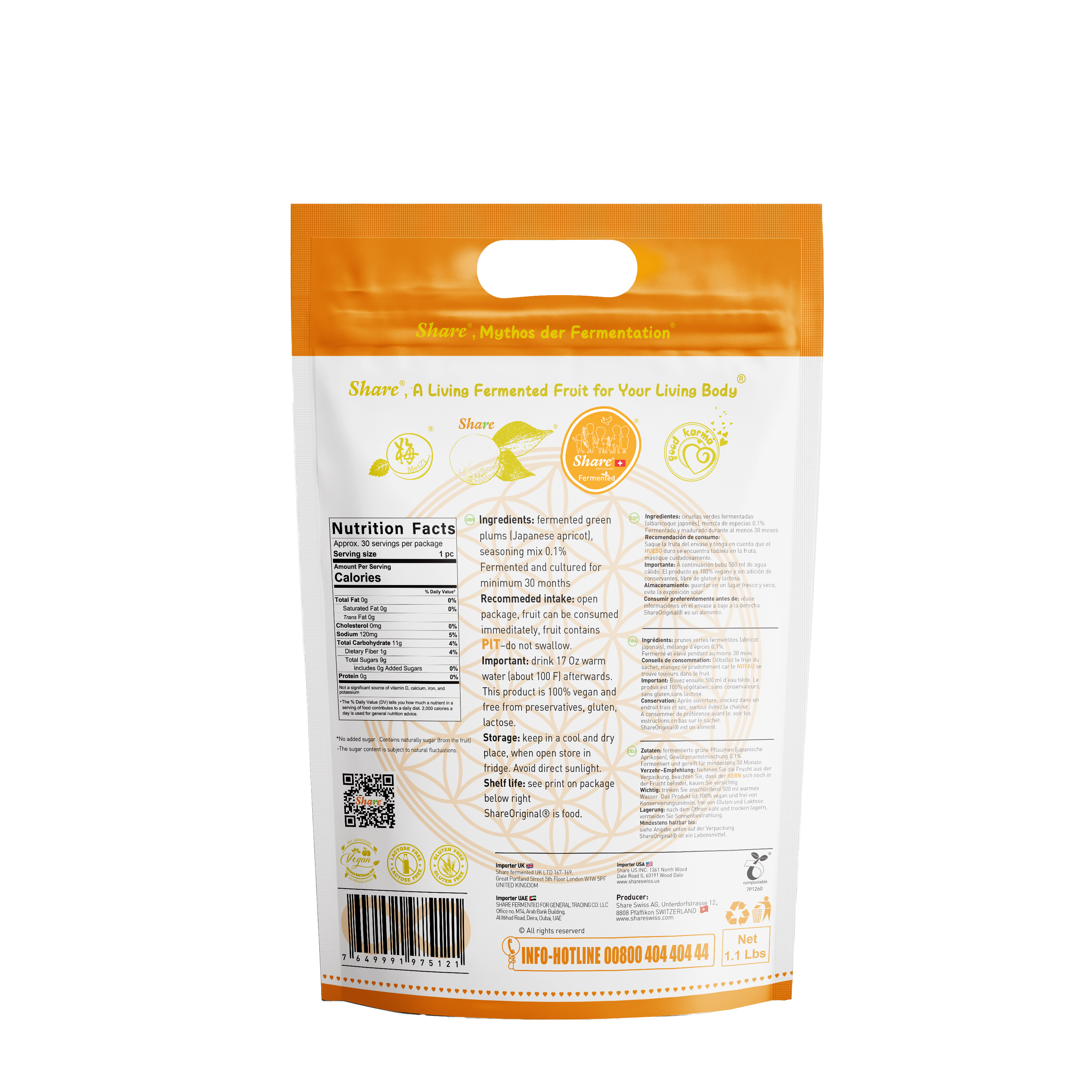 Share - Fermented Japanese Apricot (30 Pieces) | GNC