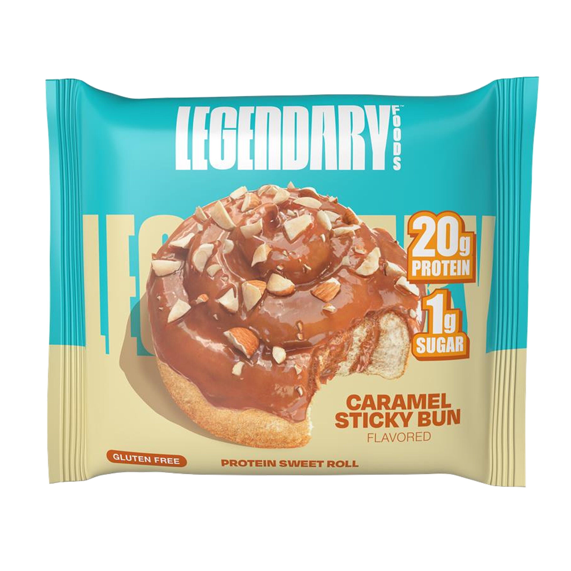 Legendary Foods™ - Protein Sweet Roll - Caramel Sticky Bun (8 Rolls) | GNC