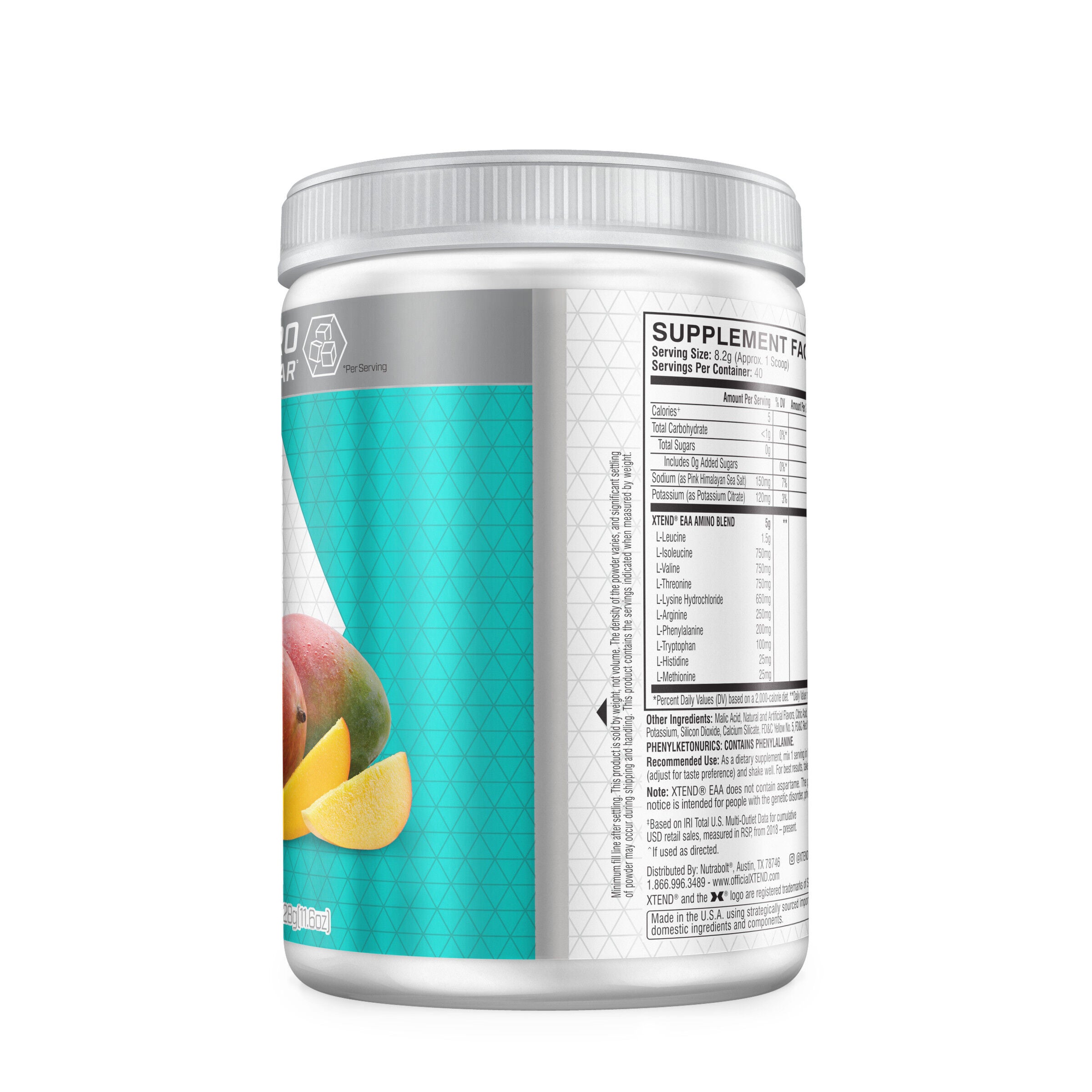 XTEND® - Essential Amino Acids Zero Sugar - Mango (40 Servings) | GNC