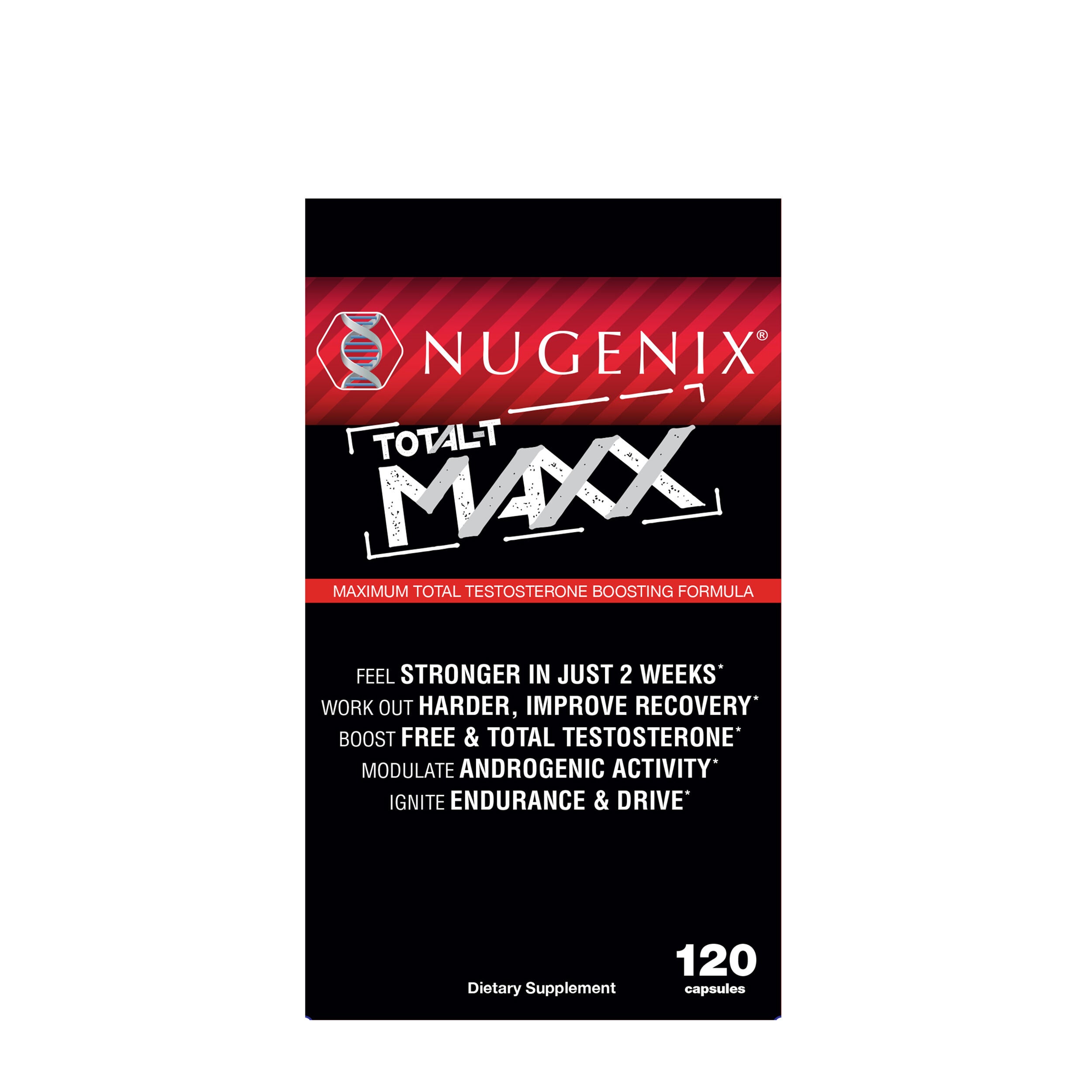 Nugenix® - Maxx Testosterone Booster with Tesnor - 120 Capsules (30 ...