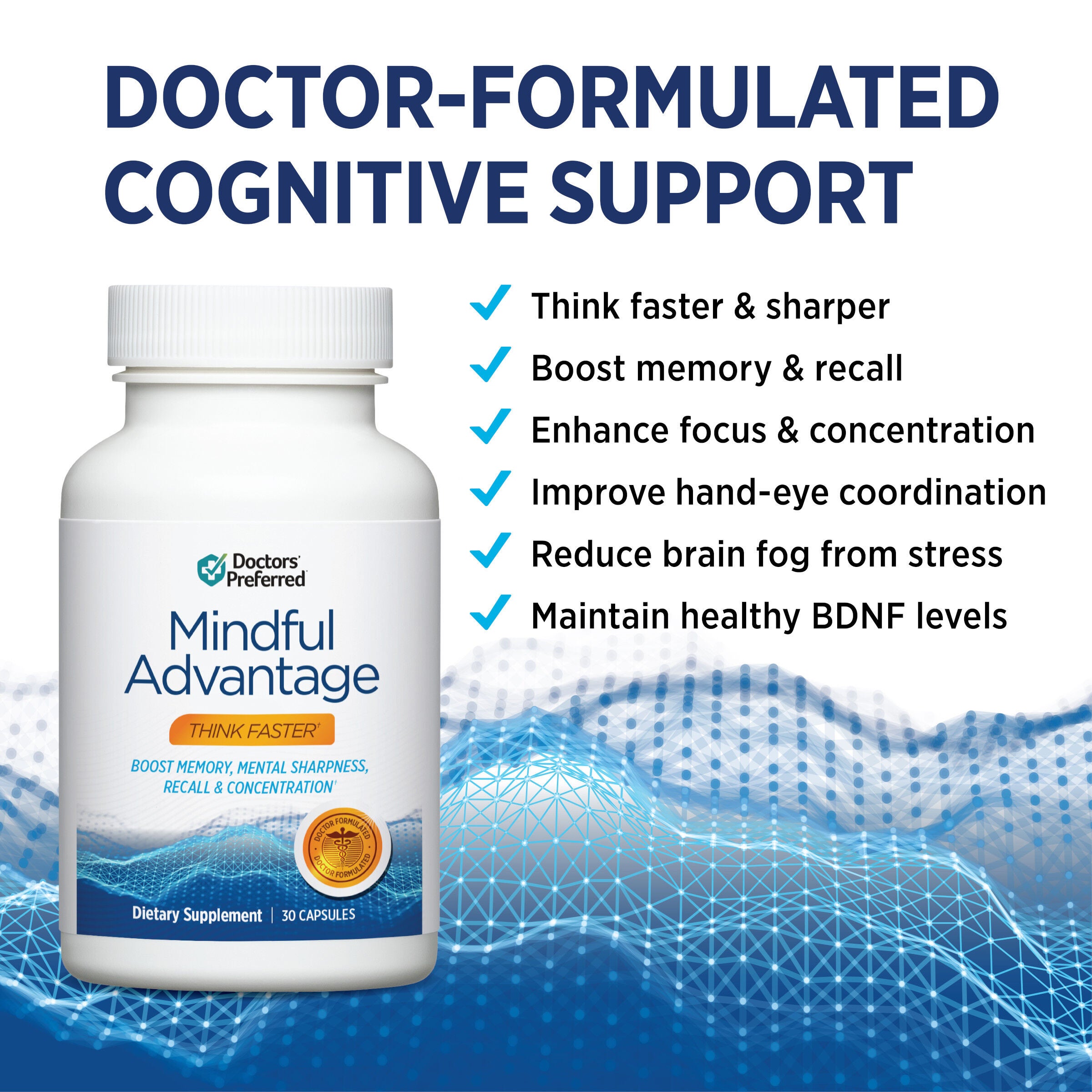 Doctors' Preferred® - Mindful Advantage - 30 Capsules (30 Servings) | GNC