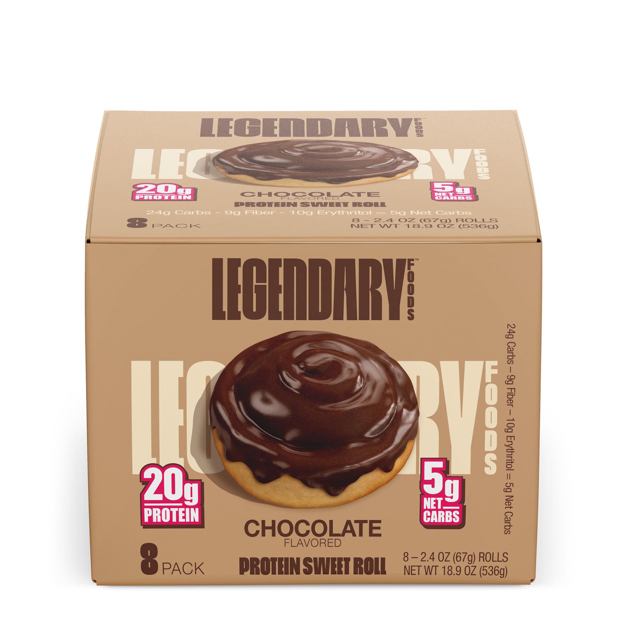 Legendary Foods™ Protein Sweet Roll - Cinnamon - 8 Rolls | GNC
