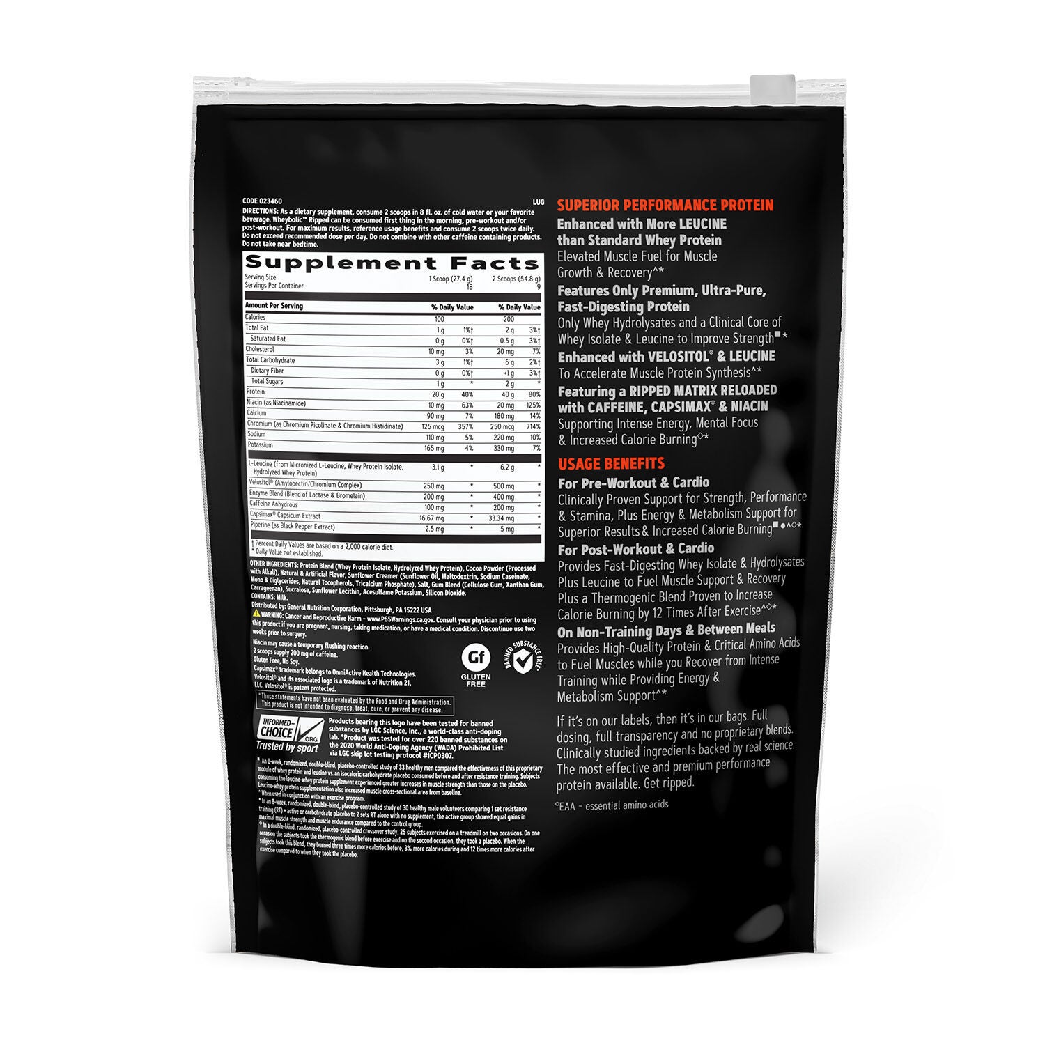 GNC Wheybolic Ripped - Chocolate Fudge | GNC
