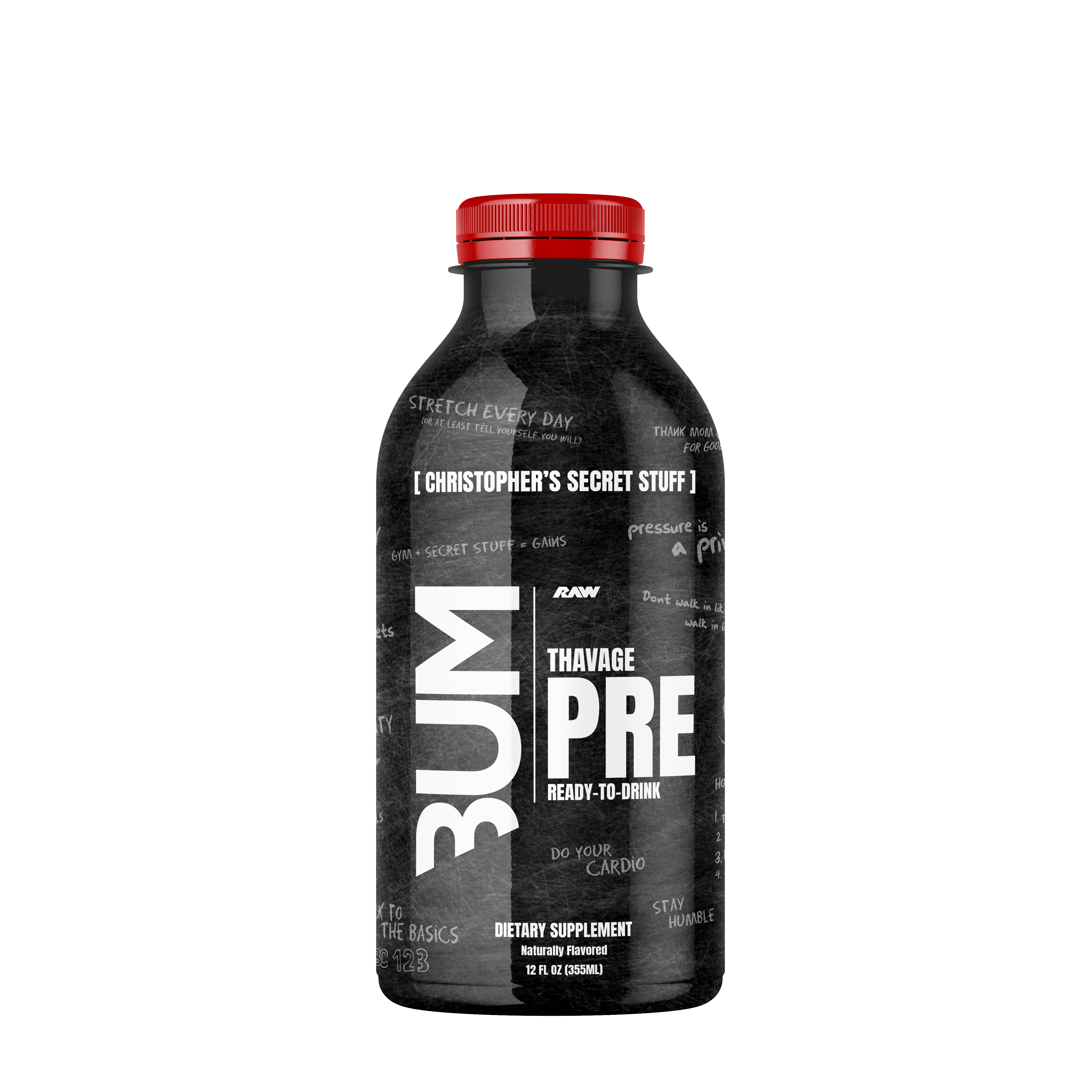 Raw Nutrition - Thavage Preworkout RTD - Secret Stuff - 12 oz. (12 ...
