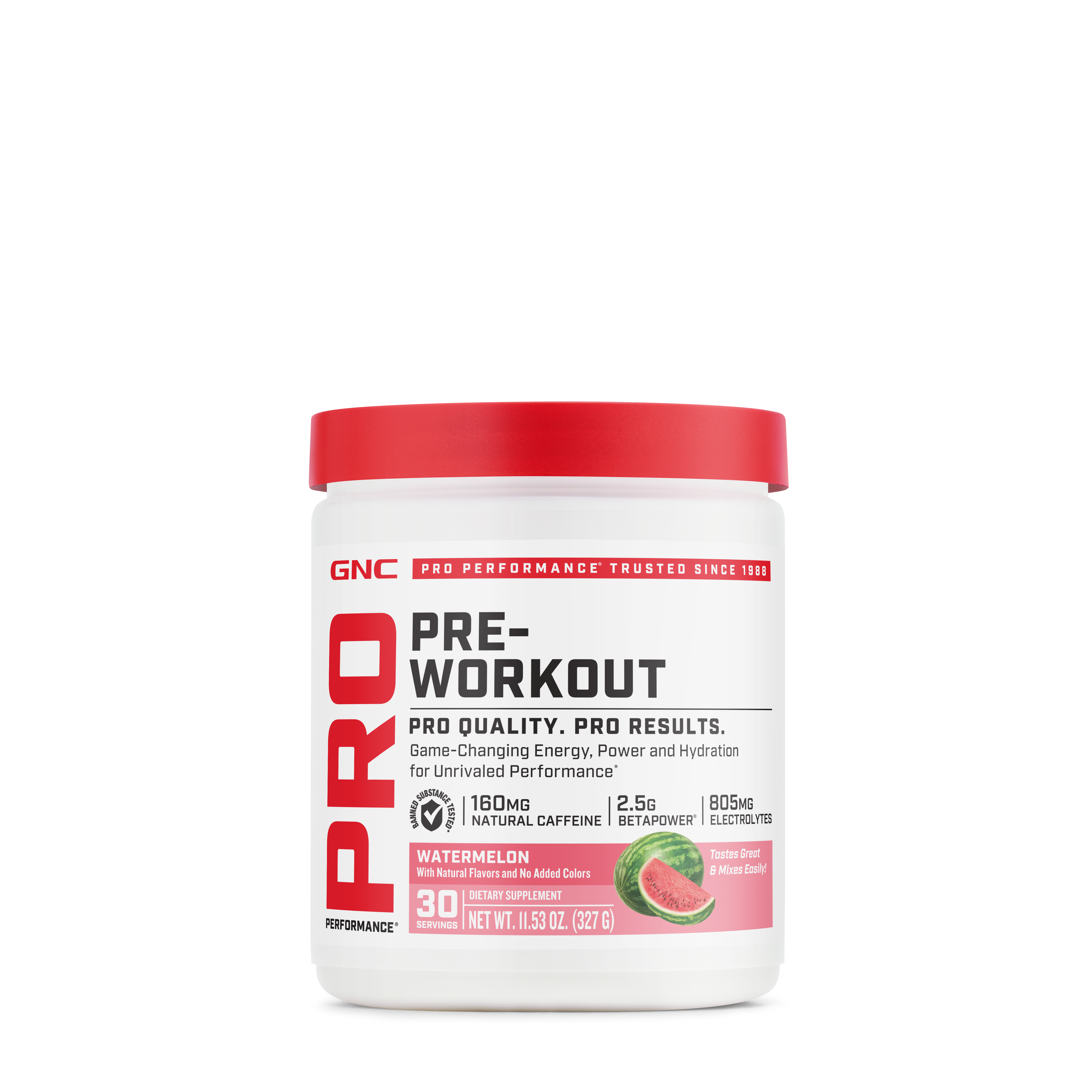 GNC Pro Performance® - Pre-Workout - Watermelon (30 Servings) | GNC