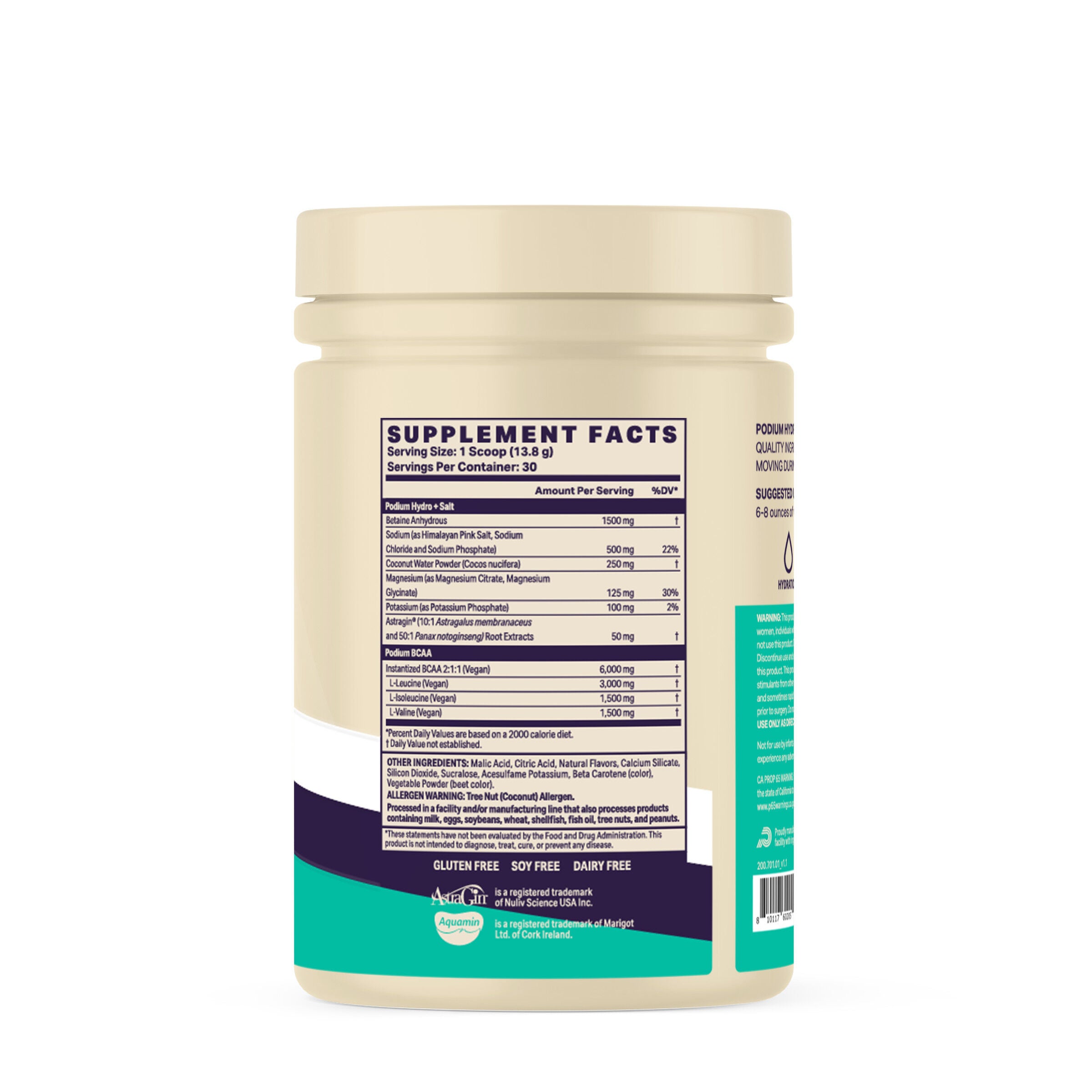 PODIUM® - Hydro V2 Salt + BCAA - Peach Mango - 14.60 oz (30 Servings) | GNC