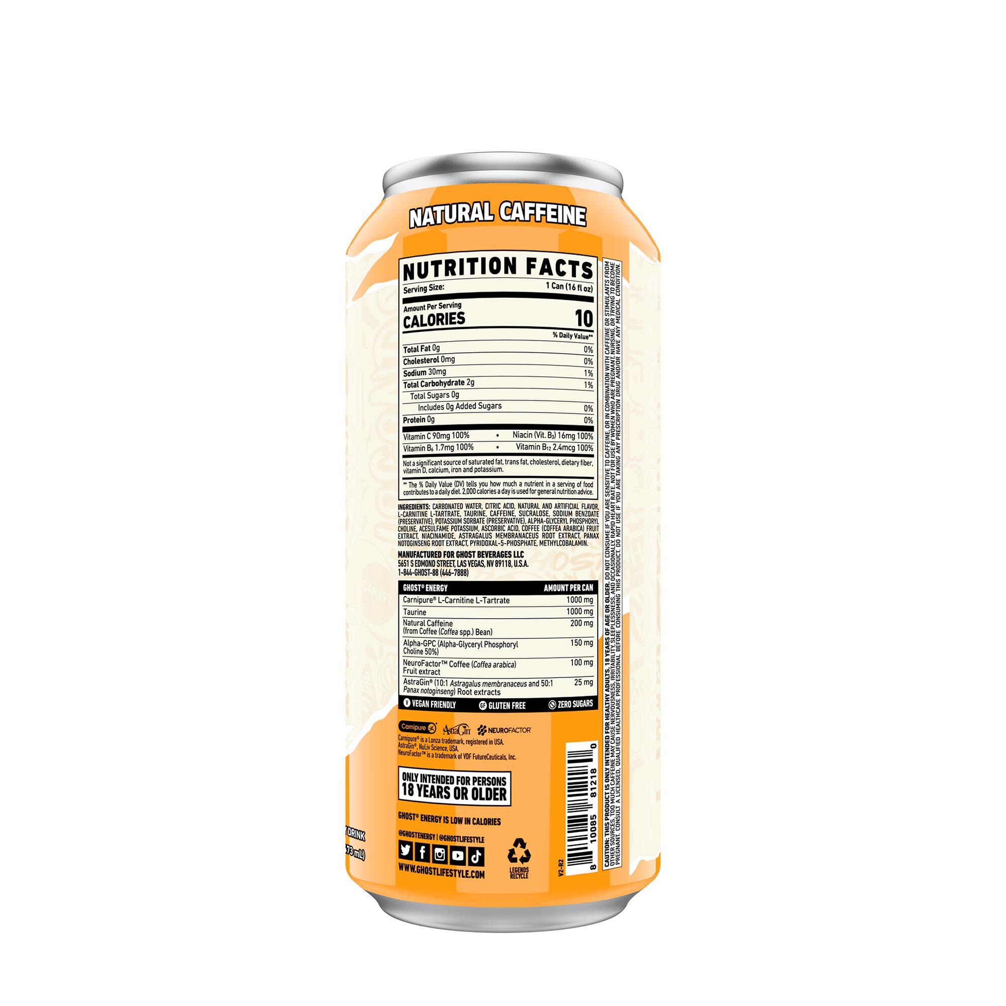 GHOST® Energy Drink - Orange Cream | GNC