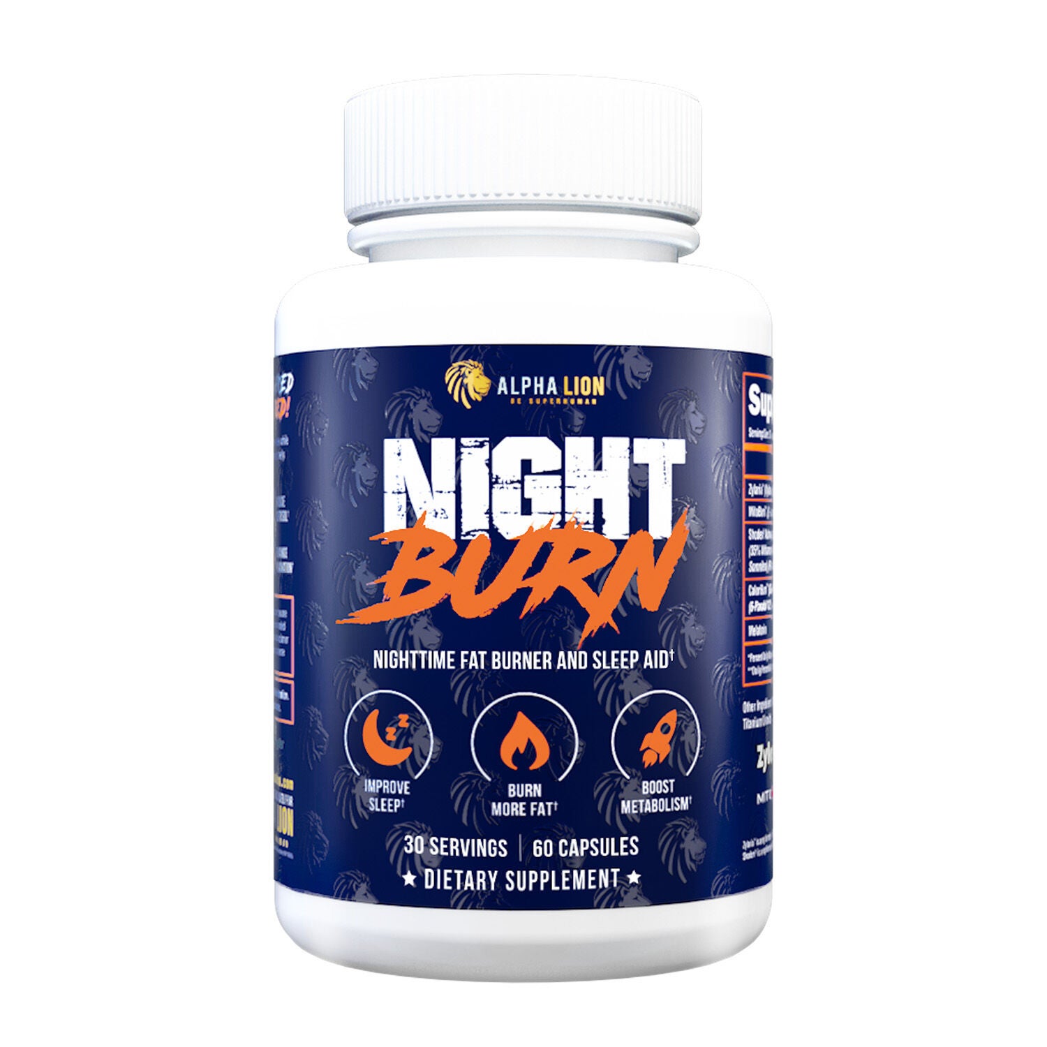 Night Burn Fat Burner and Sleep Aid (60 Capsules) | GNC