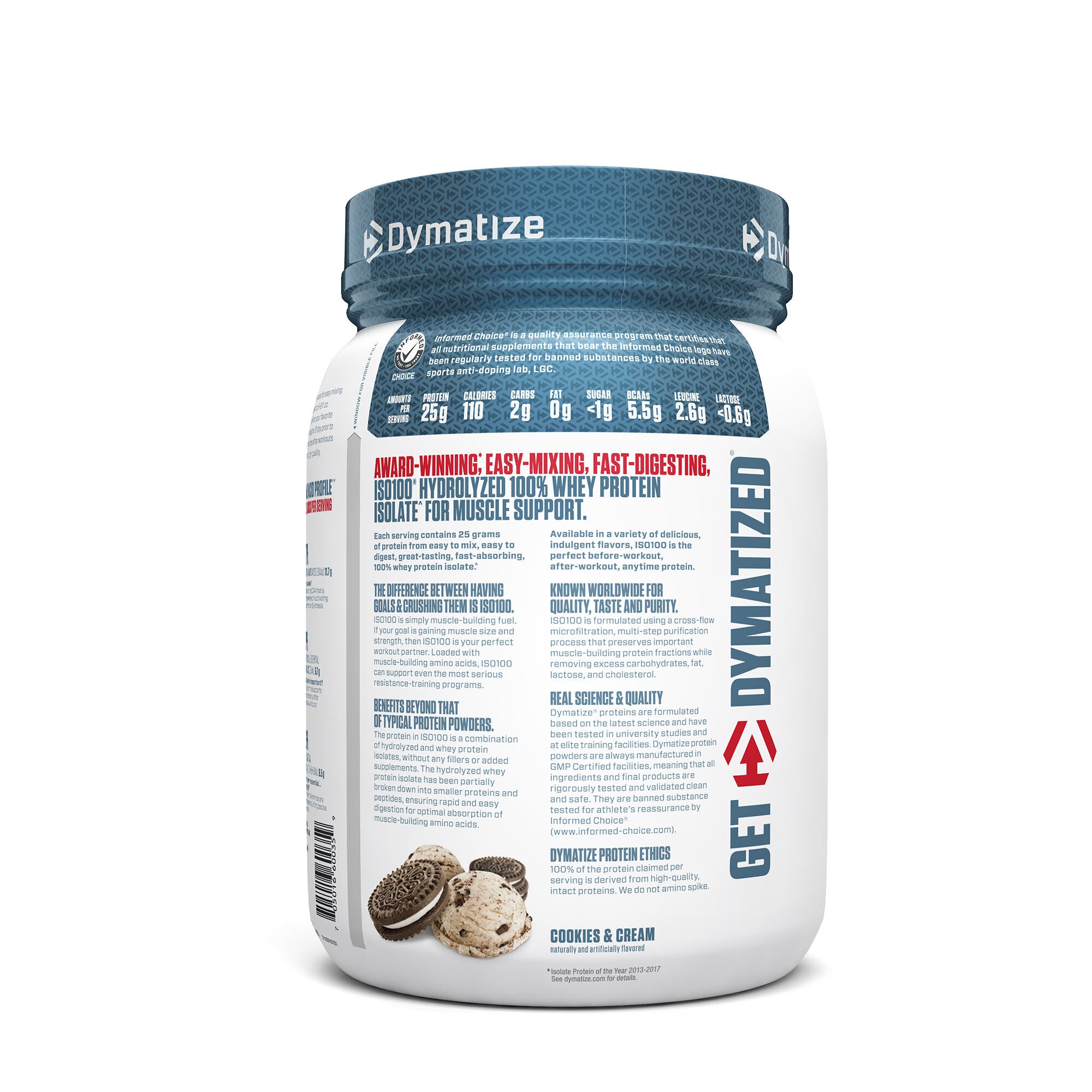Dymatize® Nutrition ISO•100® - Cookies and Cream | GNC